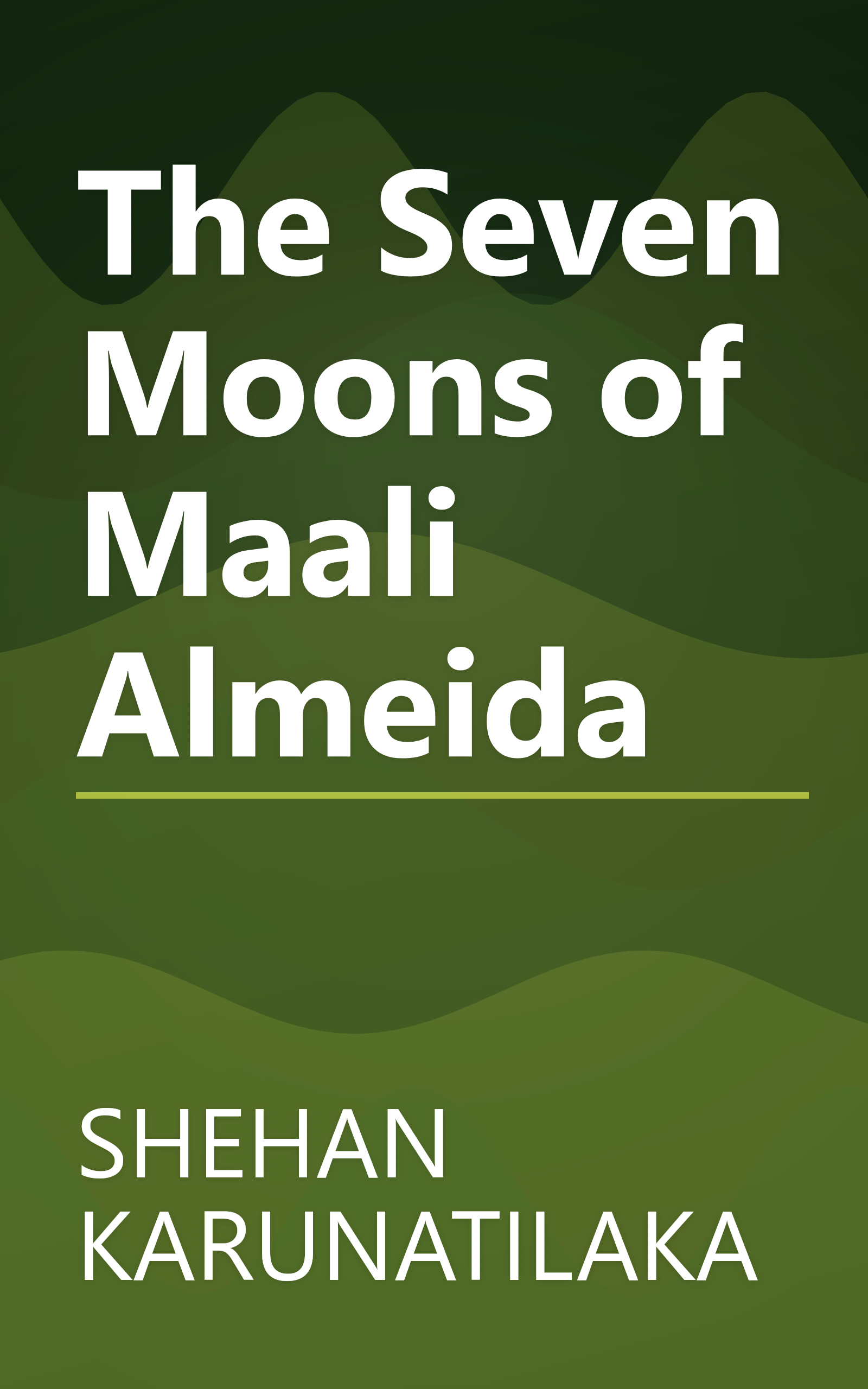 The Seven Moons of Maali Almeida book cover