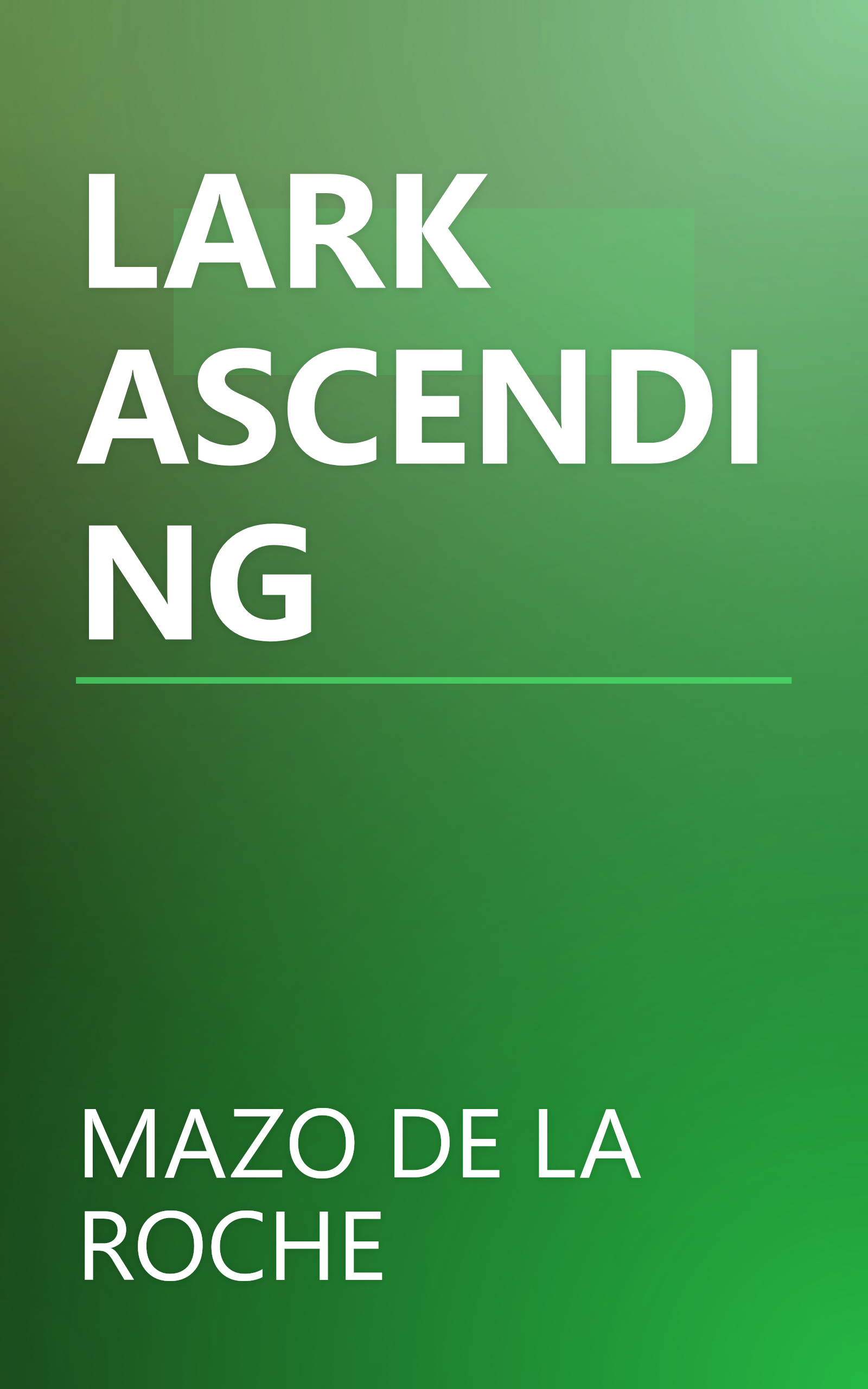 LARK ASCENDING book cover