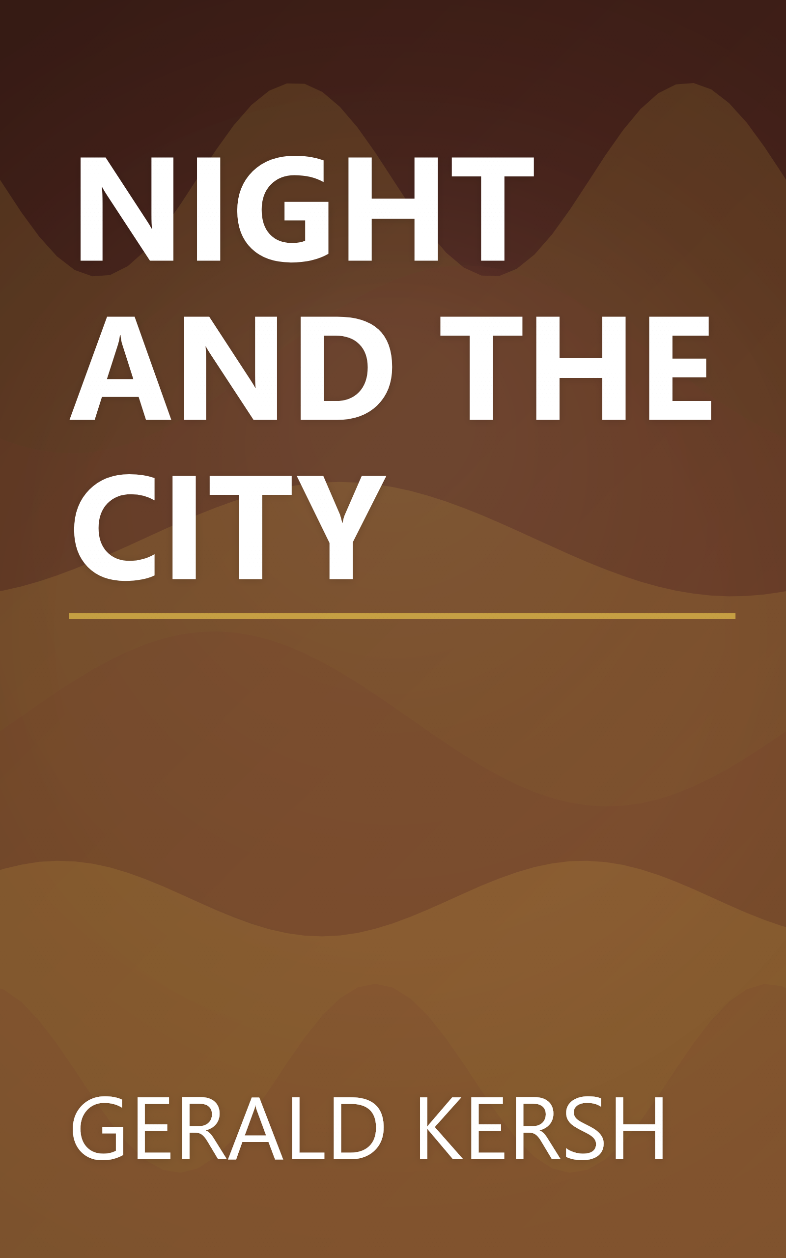 NIGHT AND THE CITY book cover