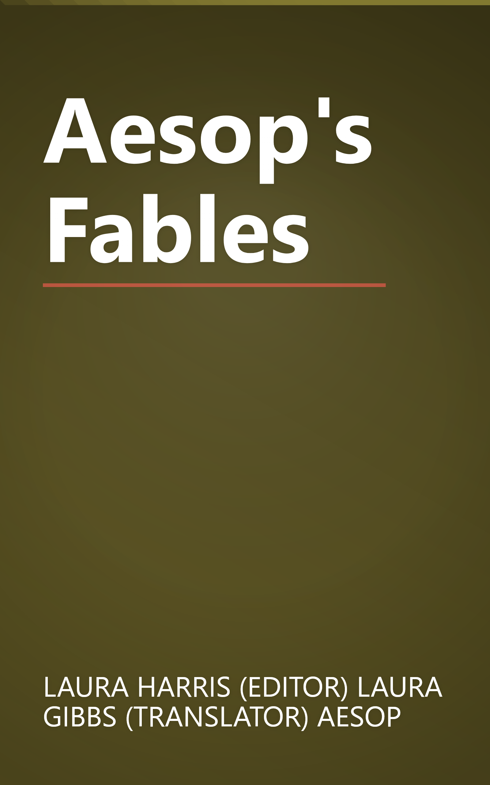 Aesop's Fables book cover