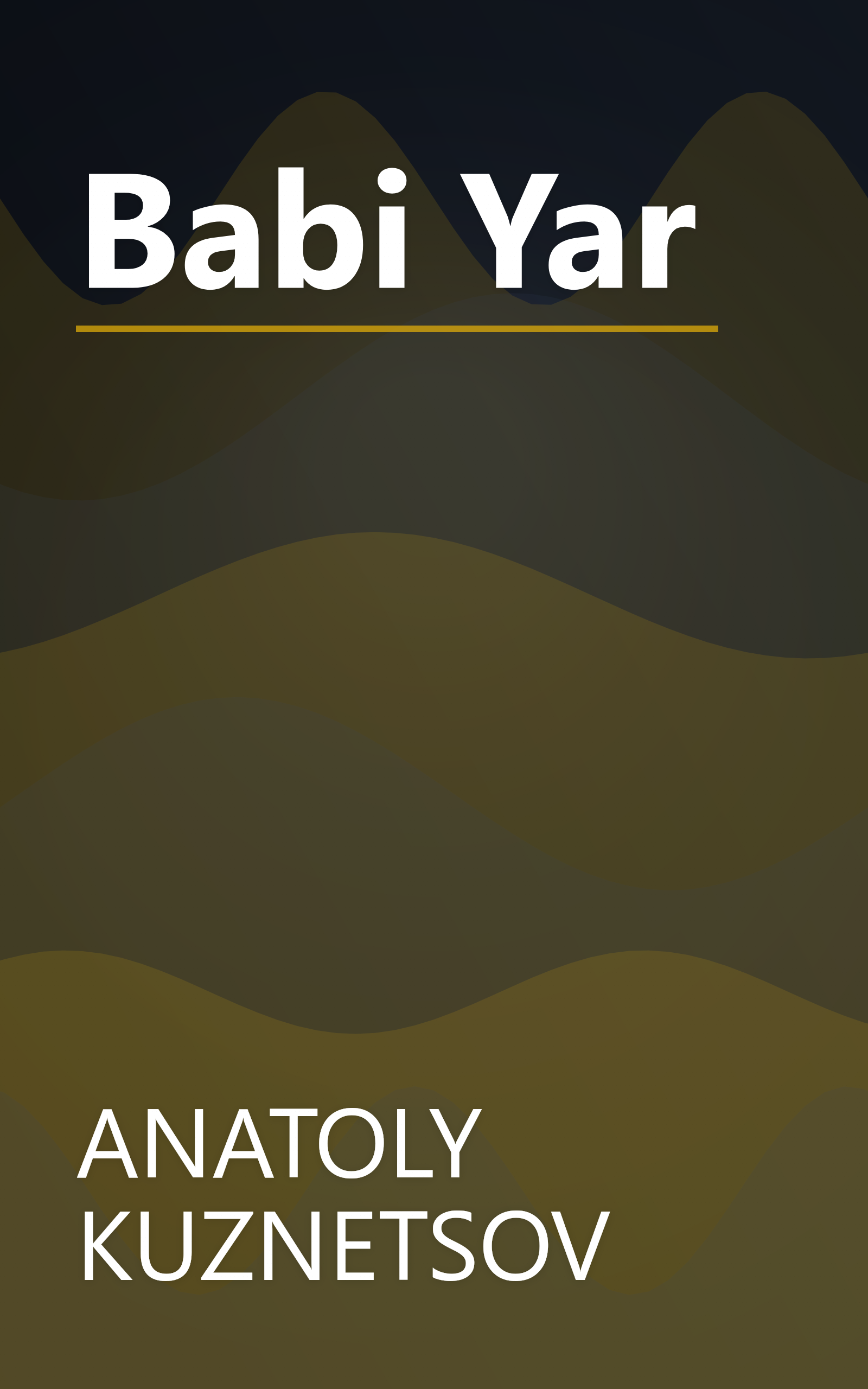 Babi Yar book cover