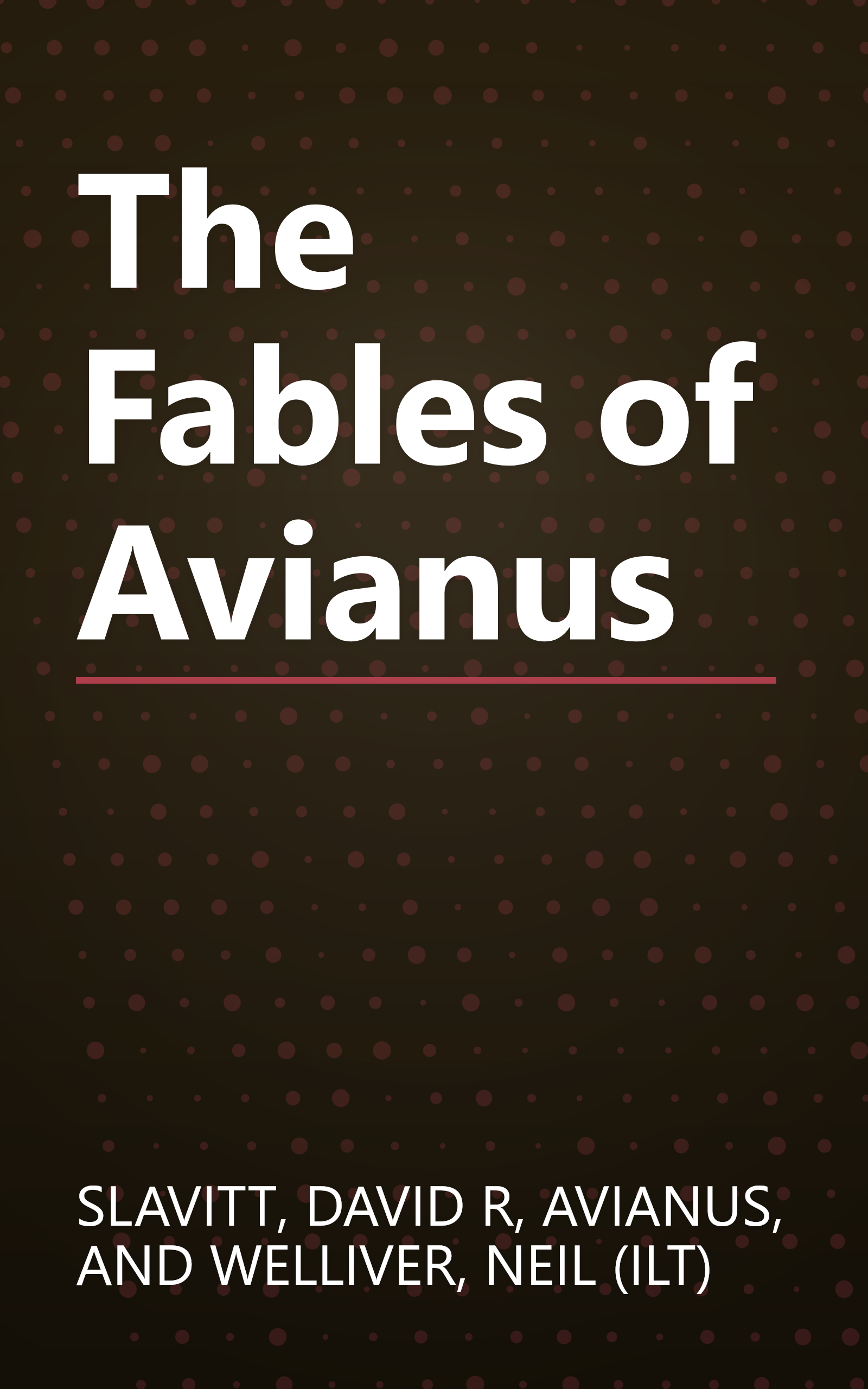 The Fables of Avianus book cover