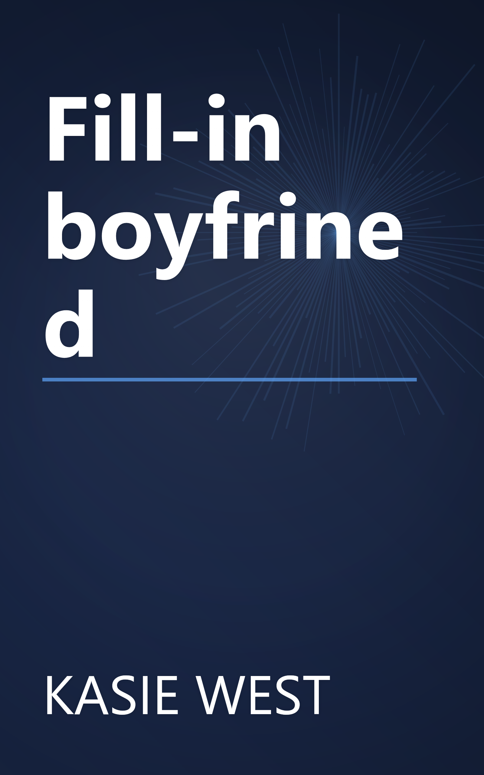 Fill-in boyfrined book cover