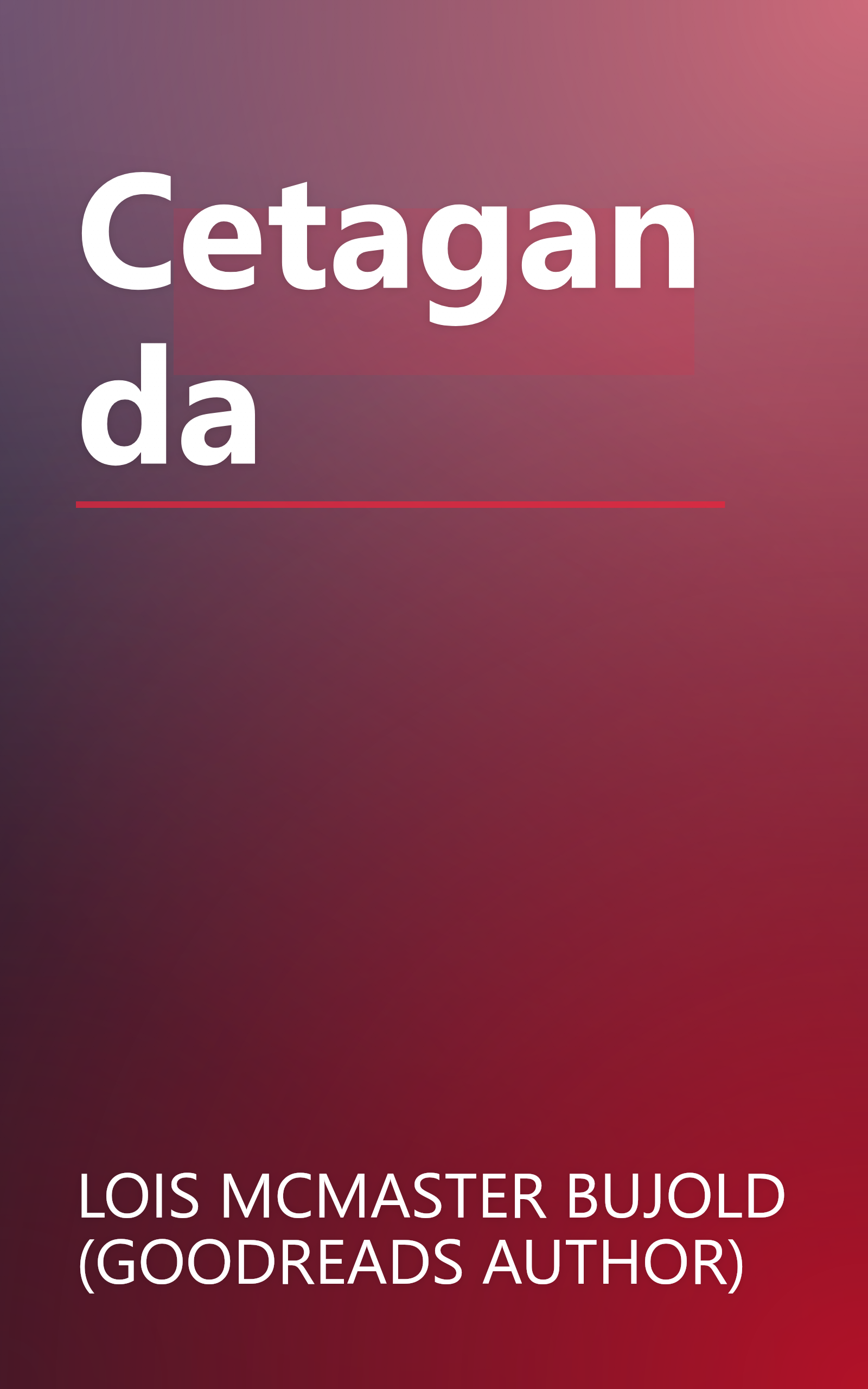 Cetaganda book cover