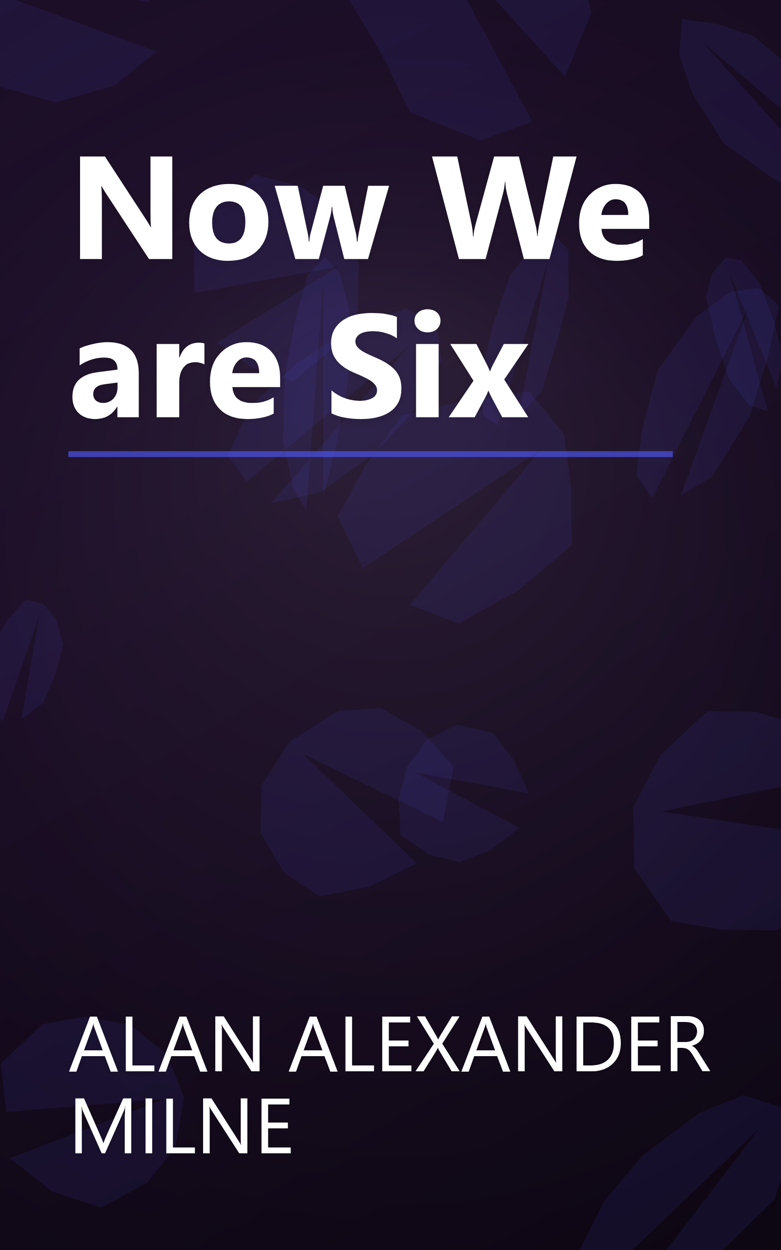 Now We are Six book cover