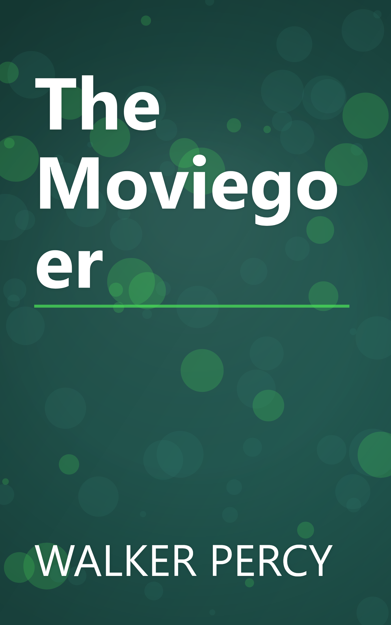 The Moviegoer book cover