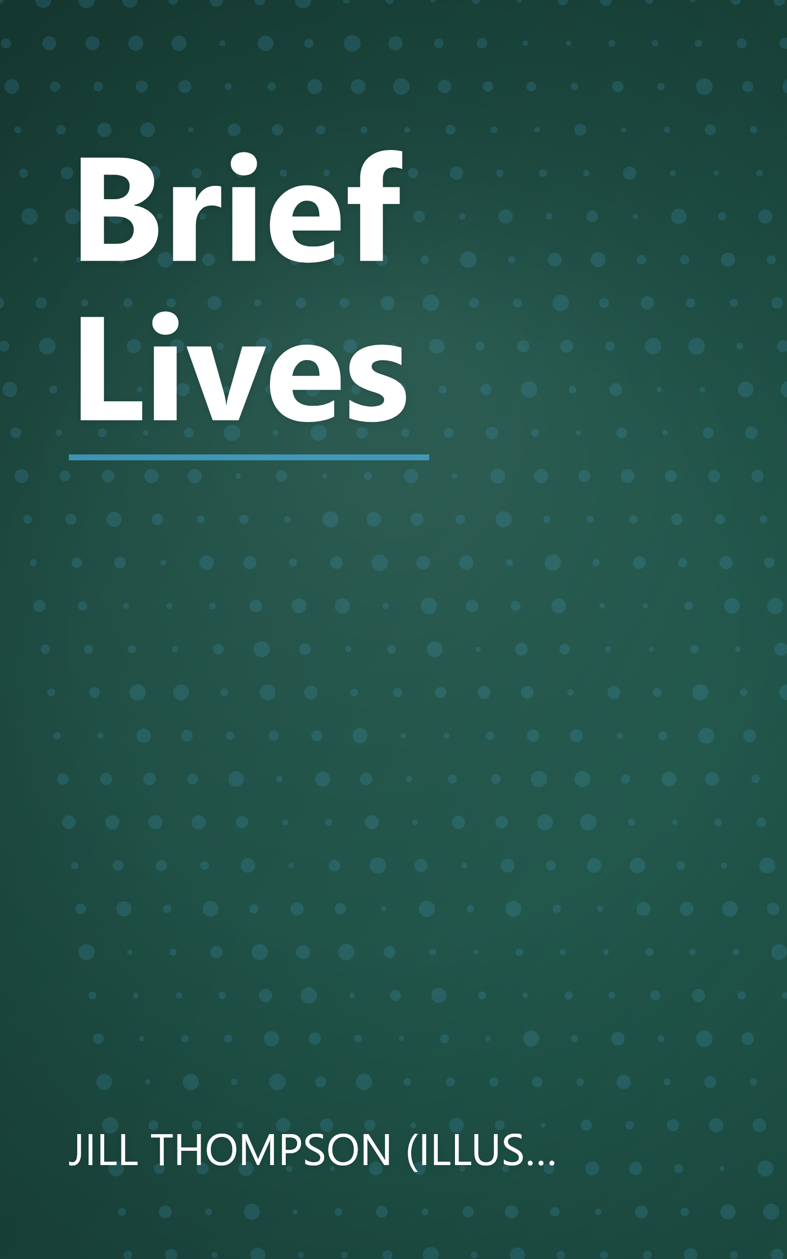 Brief Lives book cover