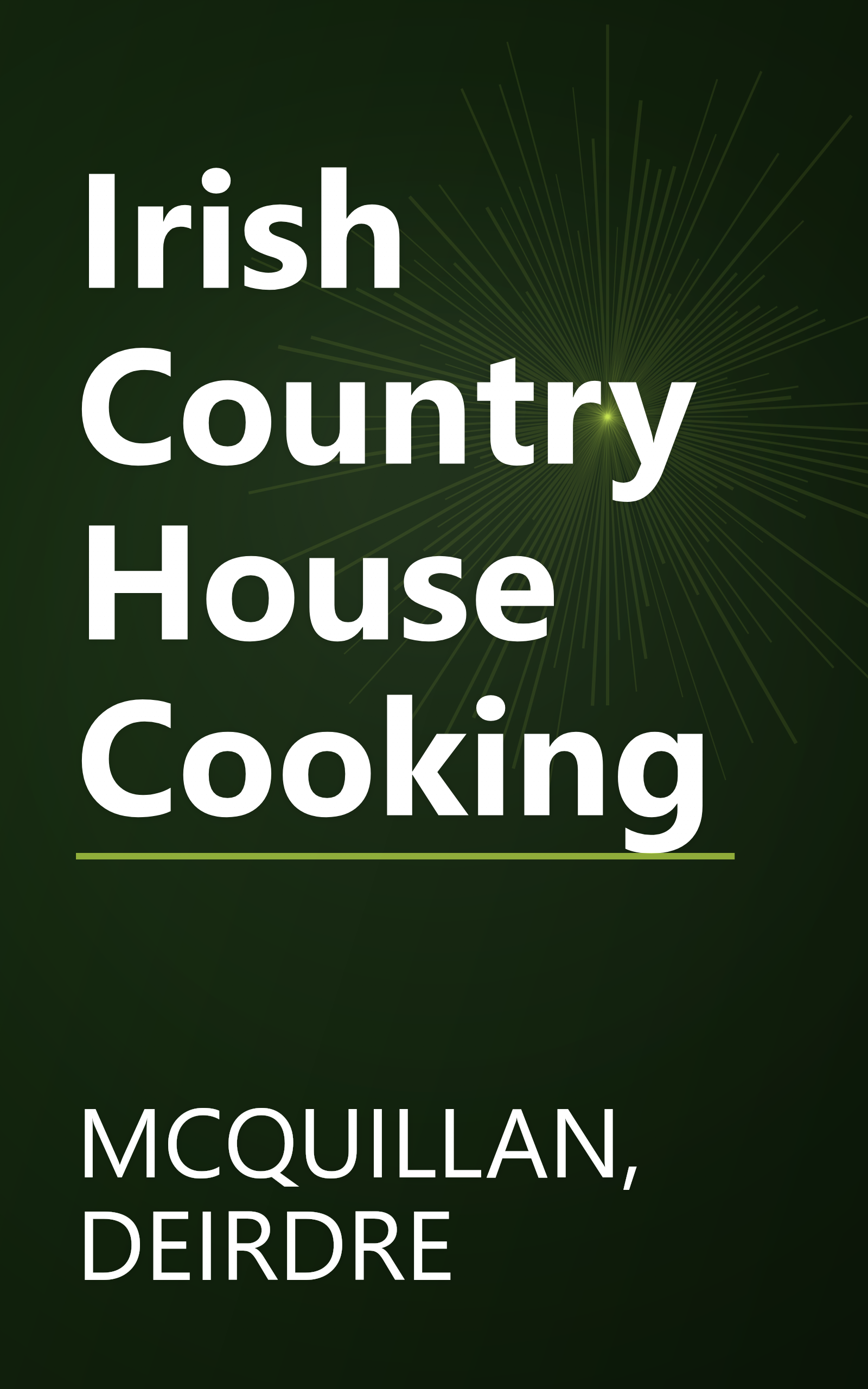 Irish Country House Cooking book cover