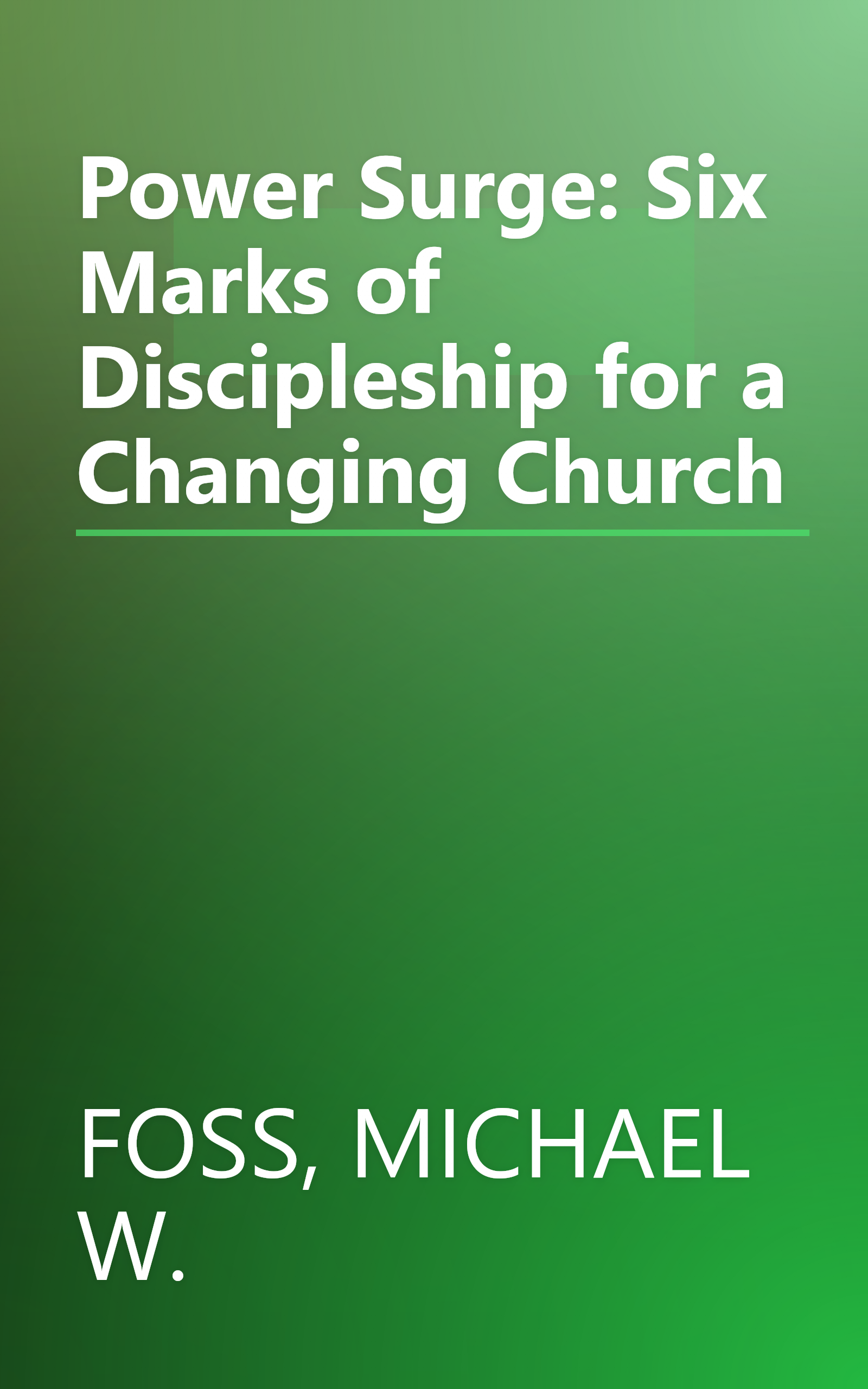 Power Surge: Six Marks of Discipleship for a Changing Church book cover