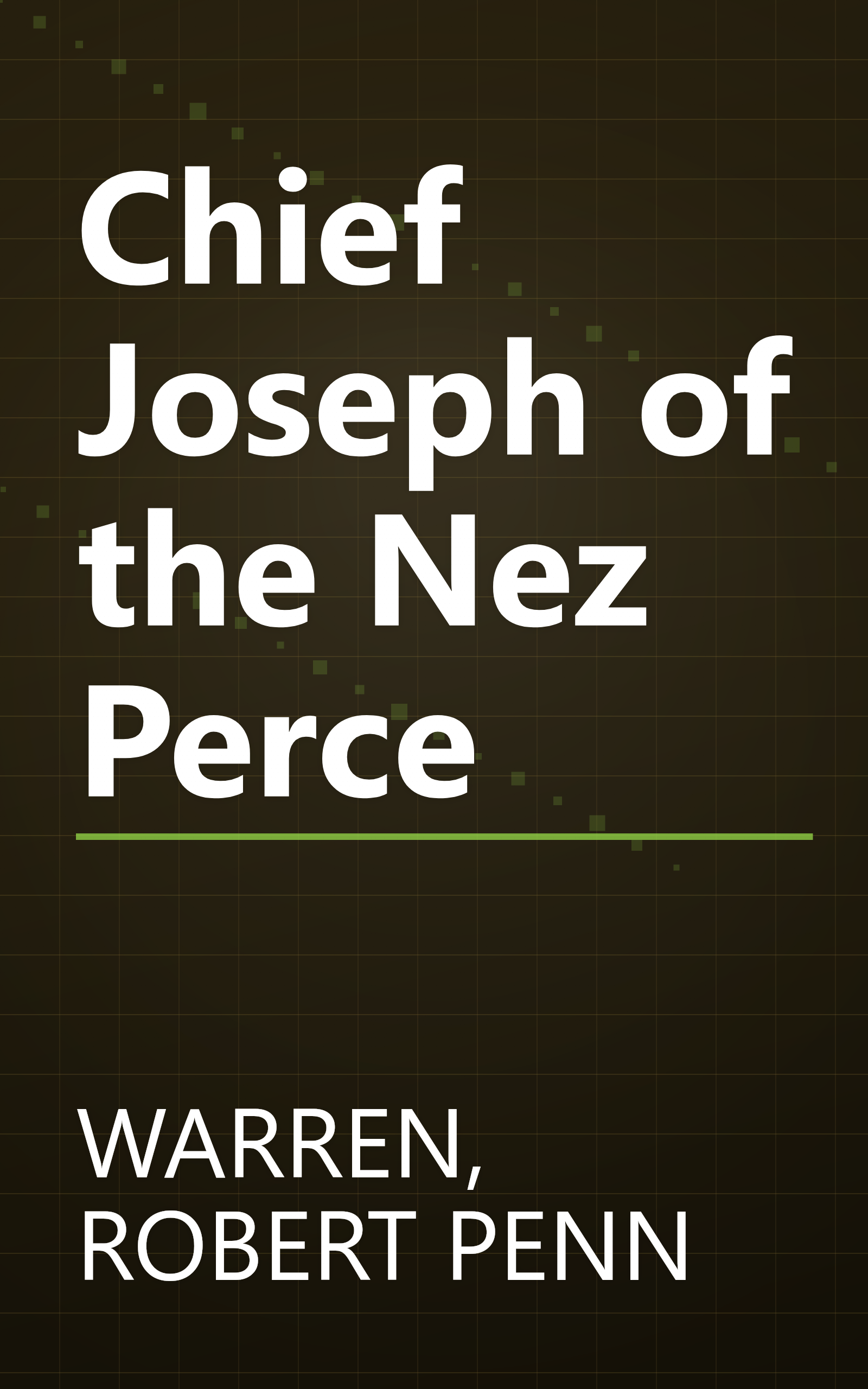 Chief Joseph of the Nez Perce book cover