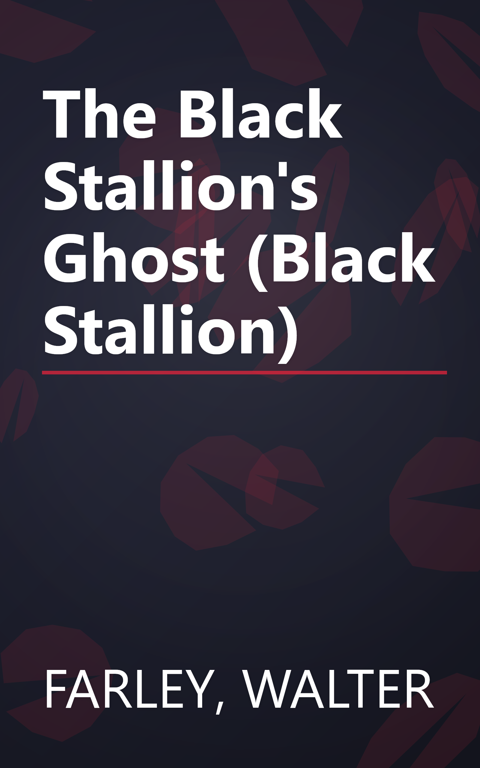 The Black Stallion's Ghost (Black Stallion) book cover