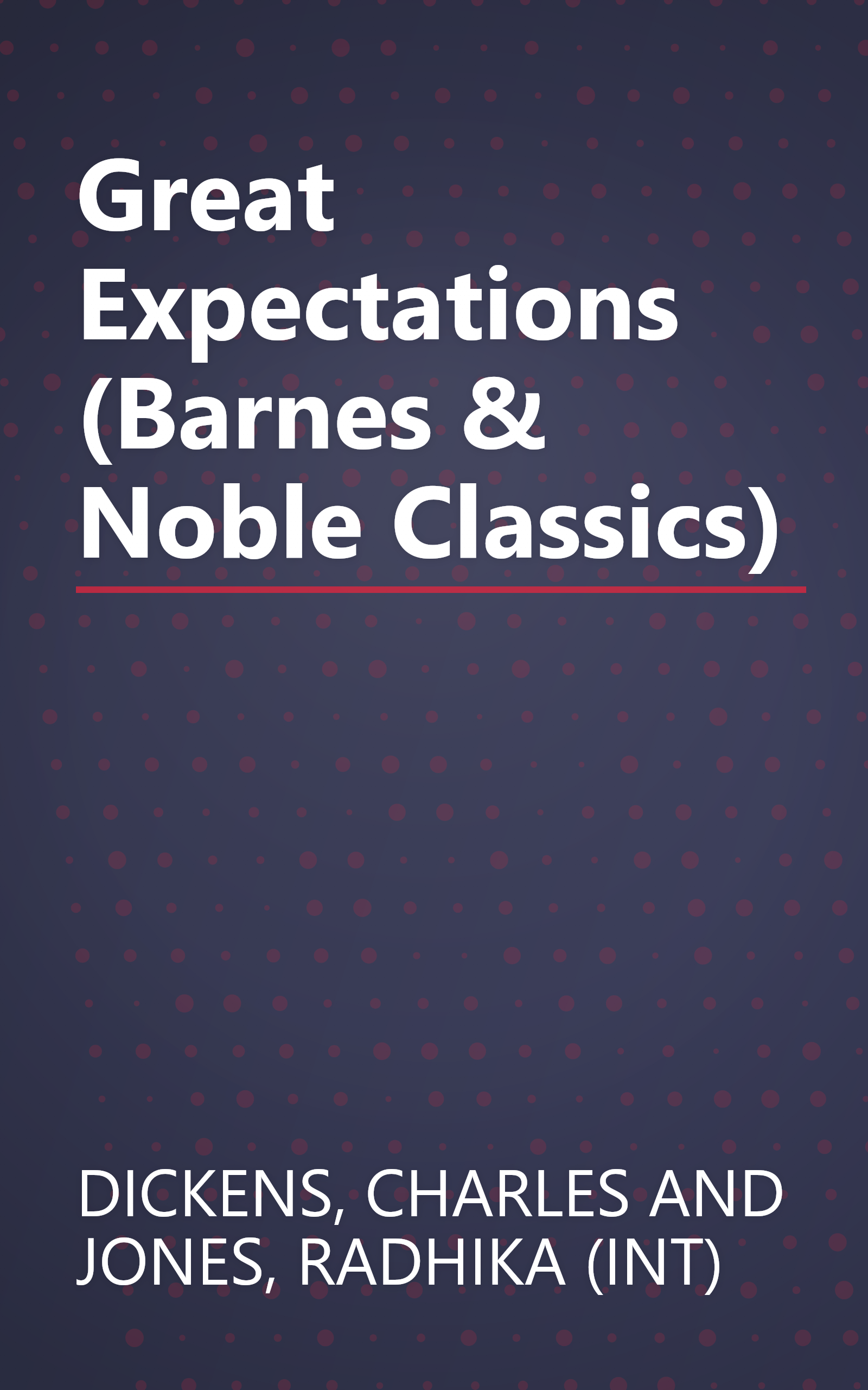 Great Expectations (Barnes & Noble Classics) book cover