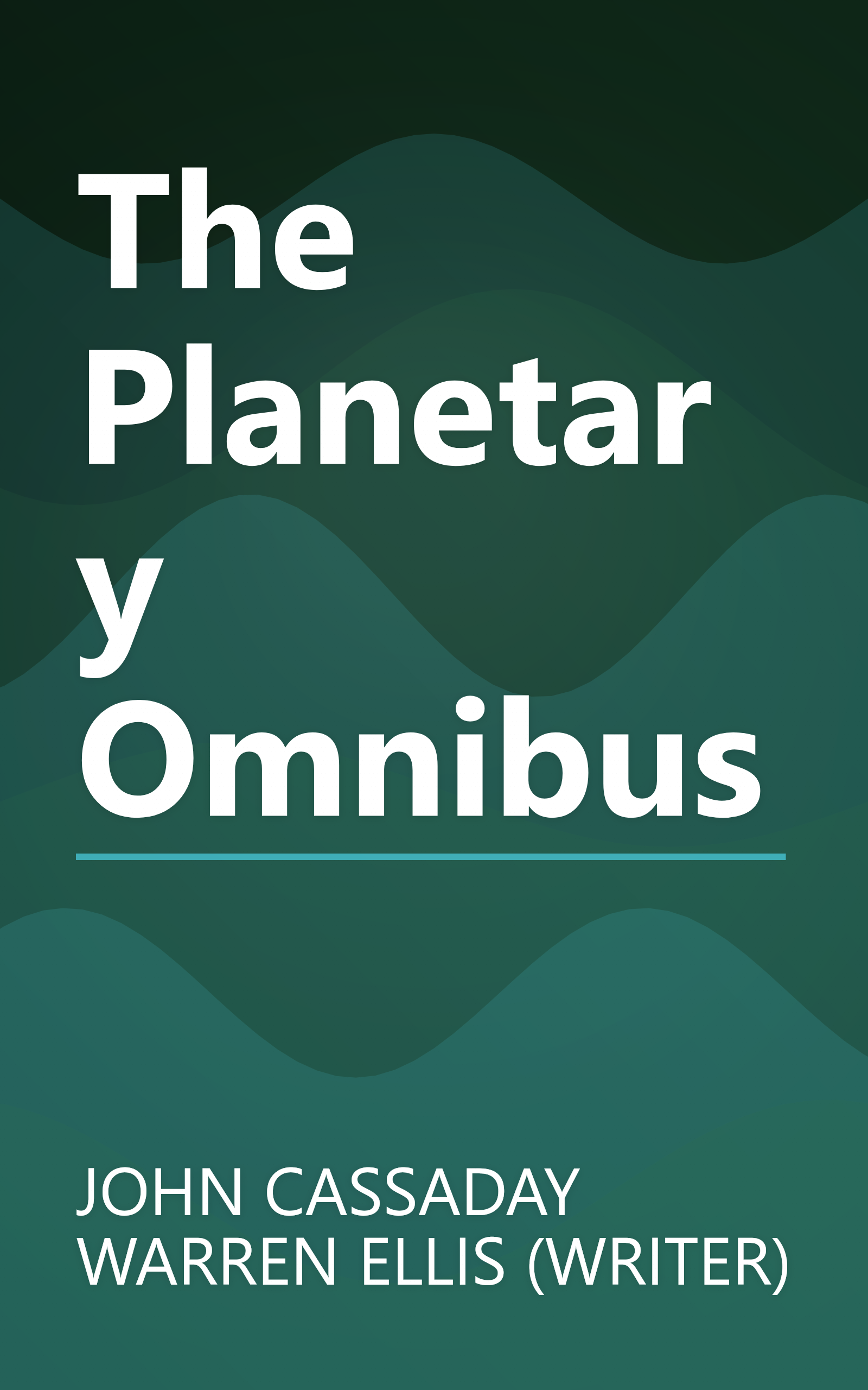 The Planetary Omnibus book cover