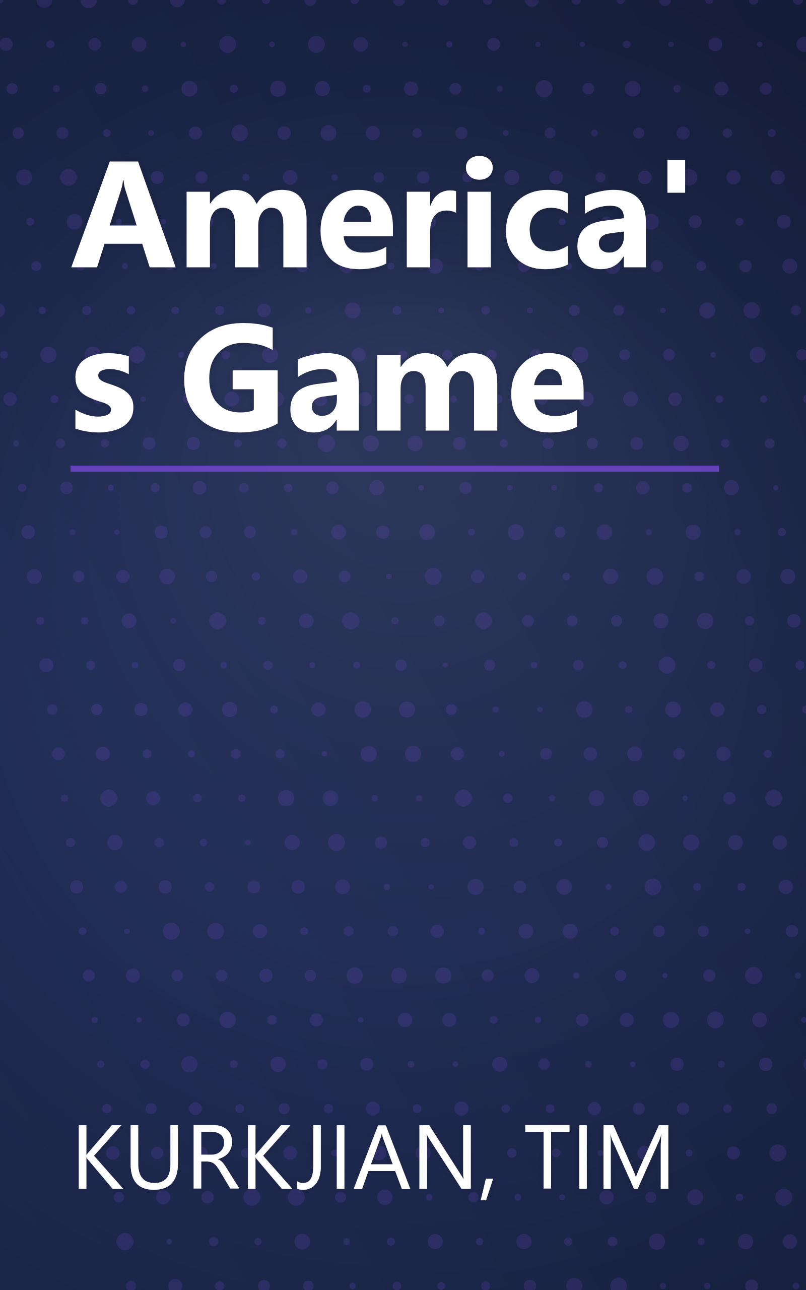 America's Game book cover