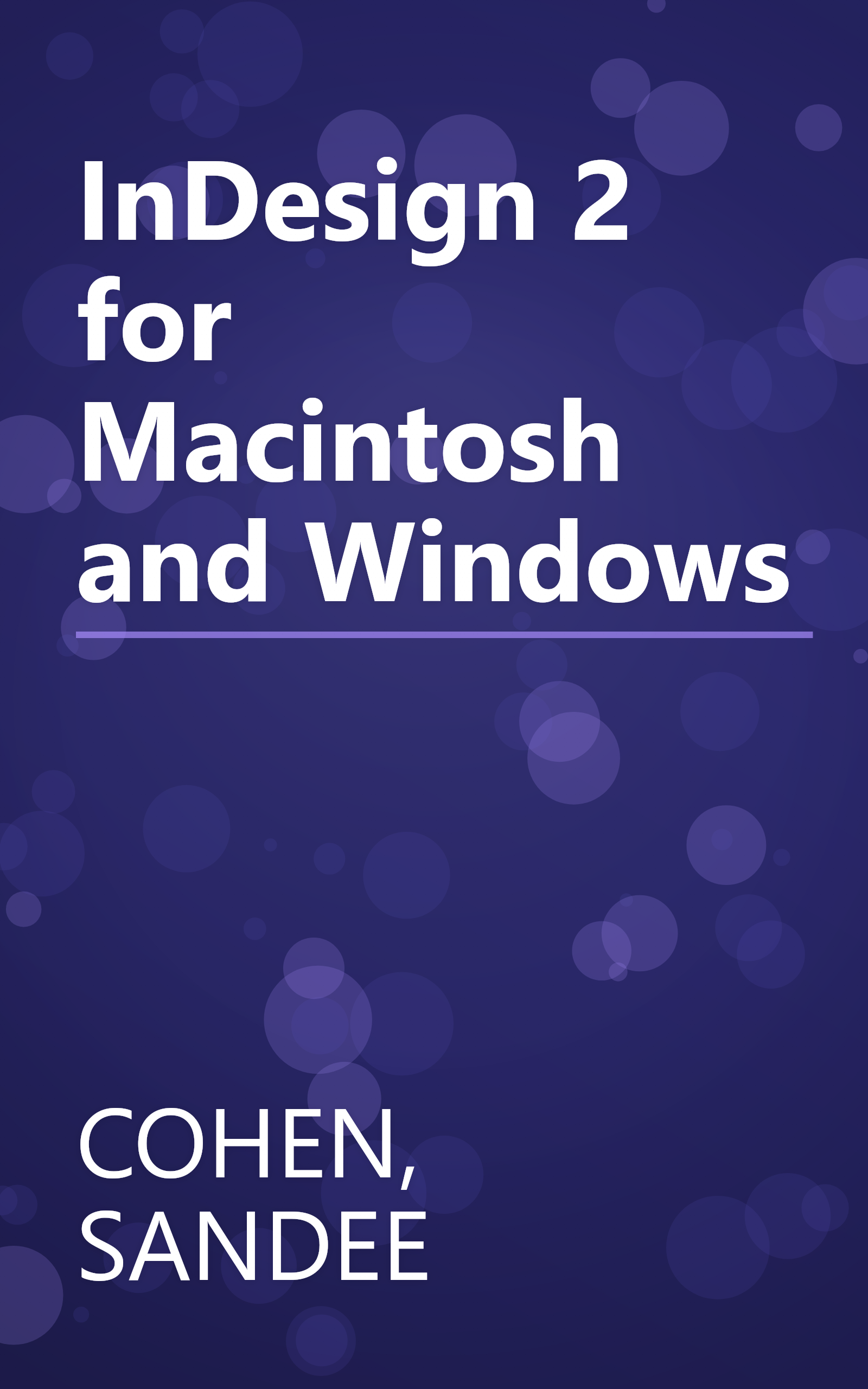 InDesign 2 for Macintosh and Windows book cover