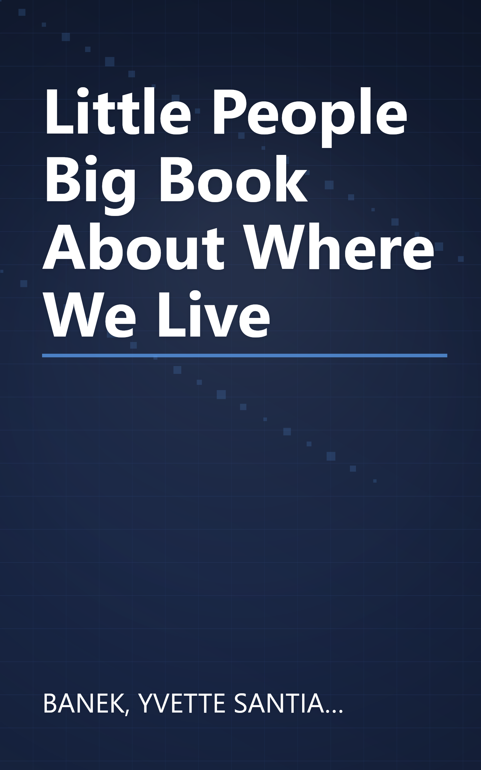 Little People Big Book About Where We Live book cover