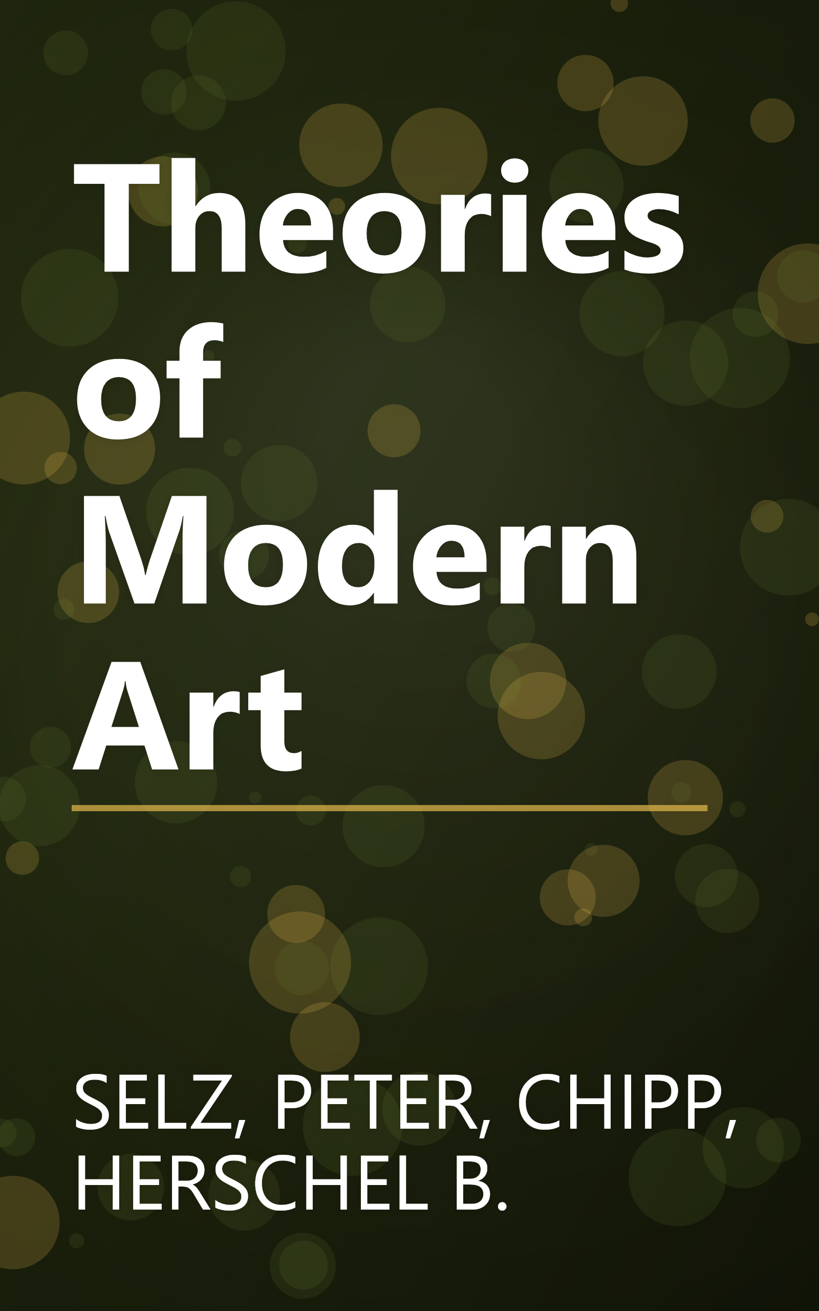 Theories of Modern Art book cover