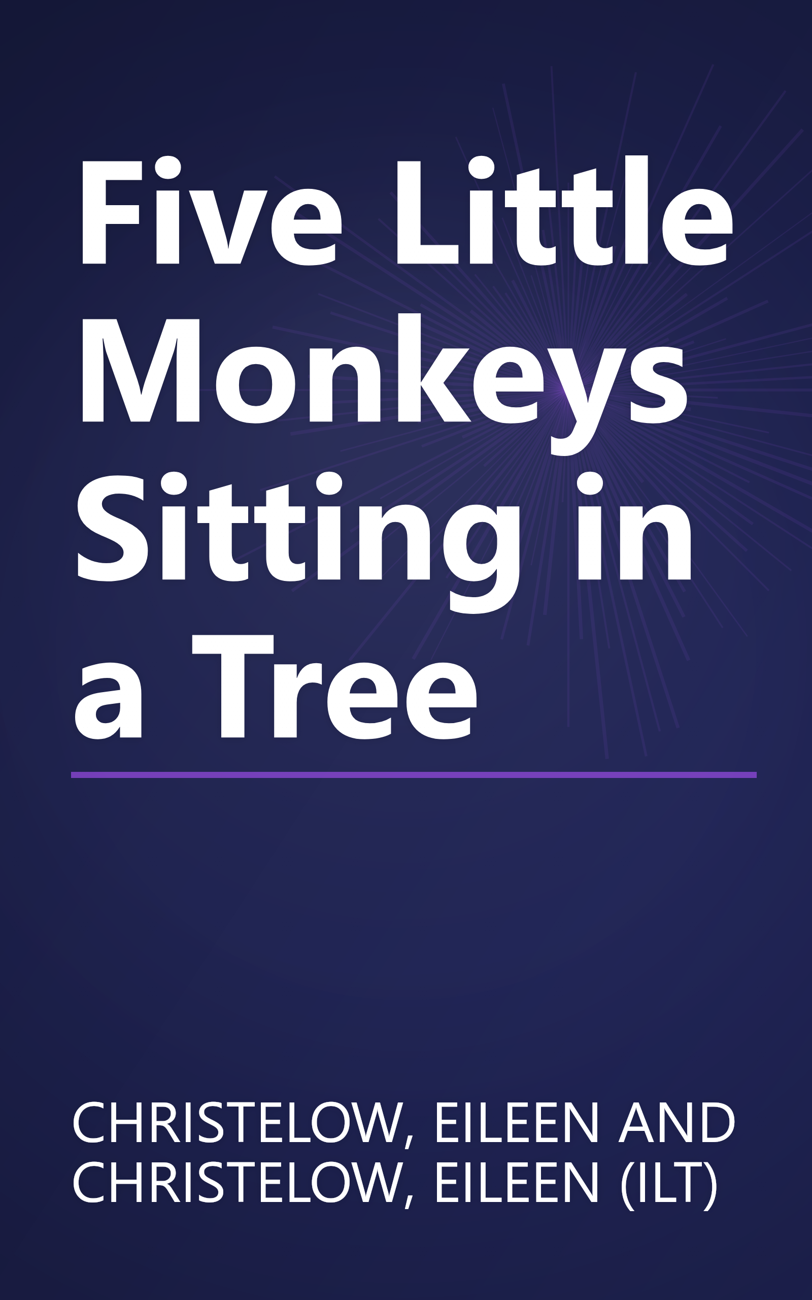 Five Little Monkeys Sitting in a Tree book cover