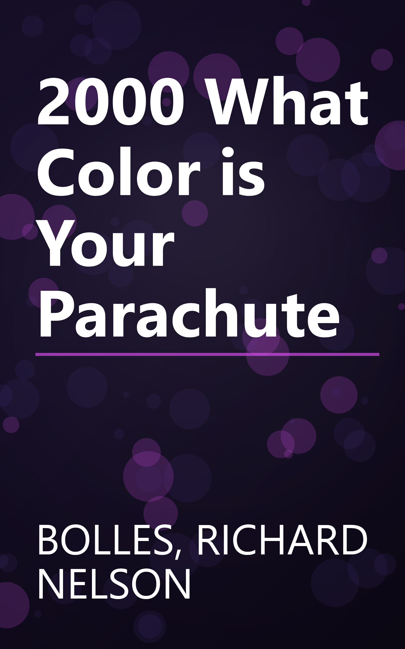 2000 What Color is Your Parachute book cover