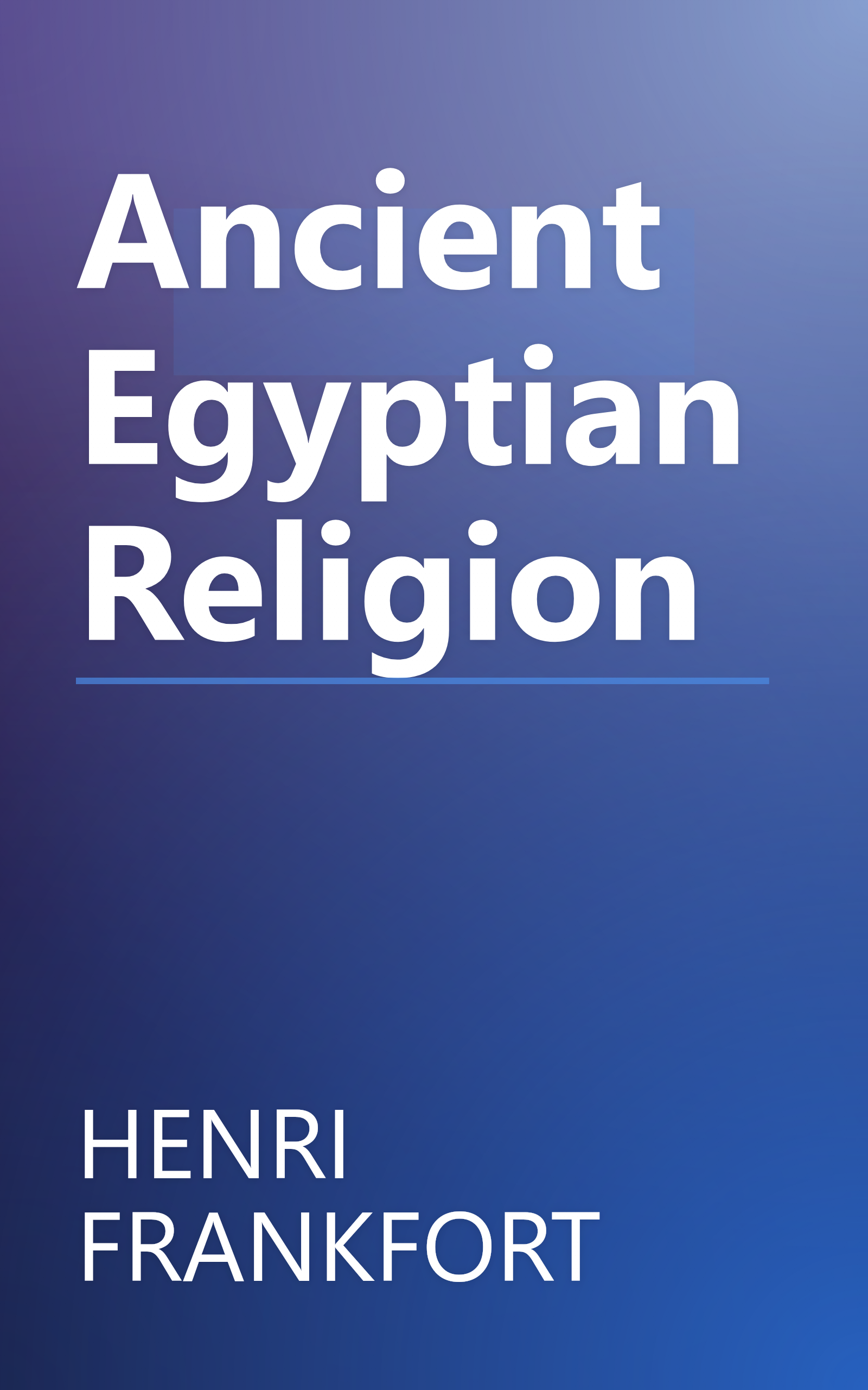 Ancient Egyptian Religion book cover