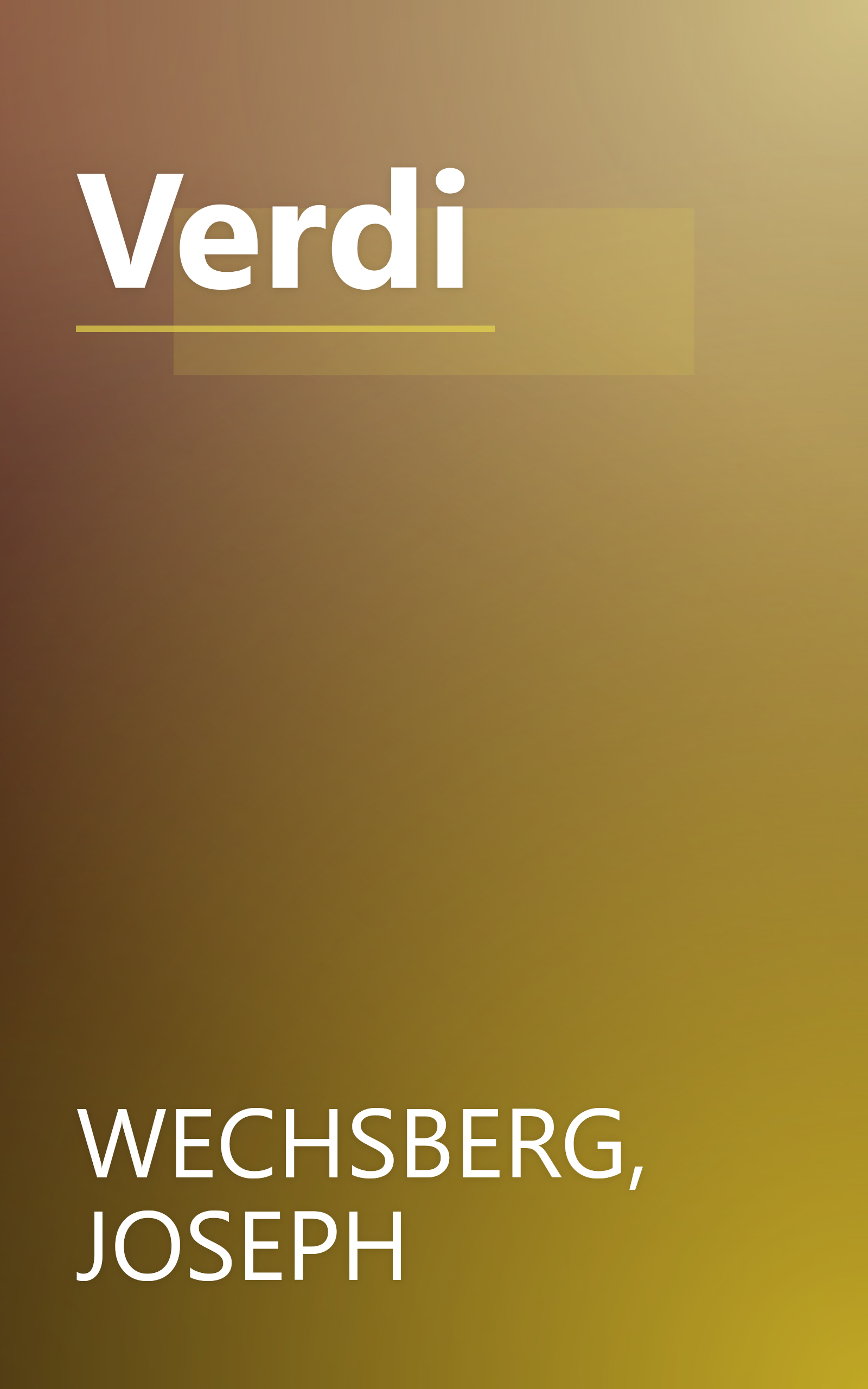Verdi book cover