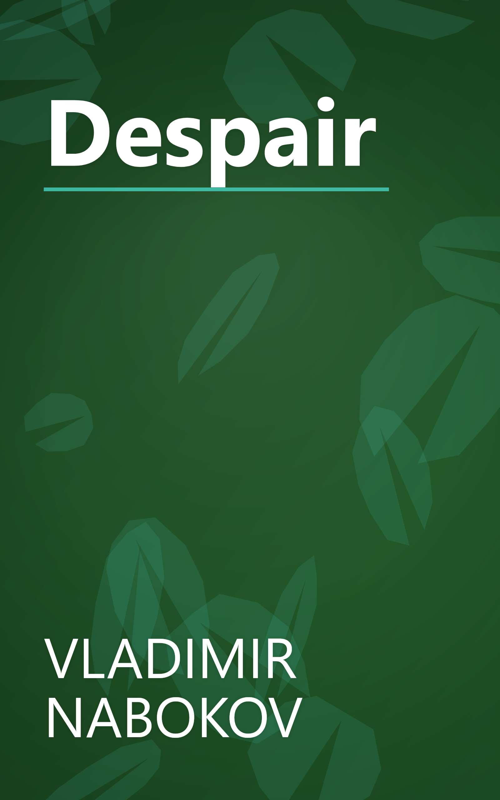 Despair book cover