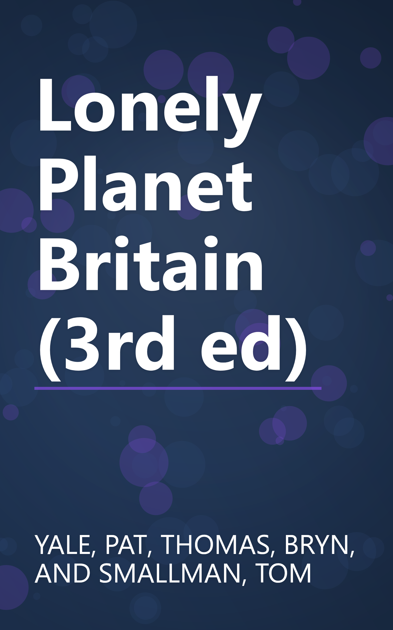 Lonely Planet Britain (3rd ed) book cover