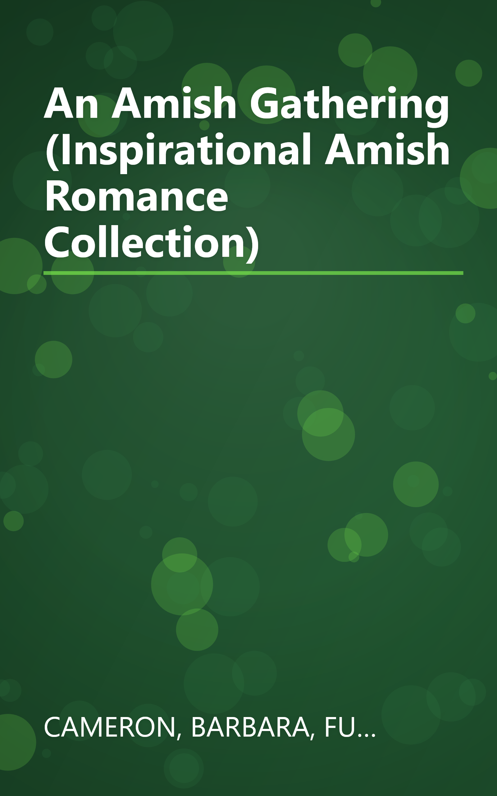 An Amish Gathering (Inspirational Amish Romance Collection) book cover