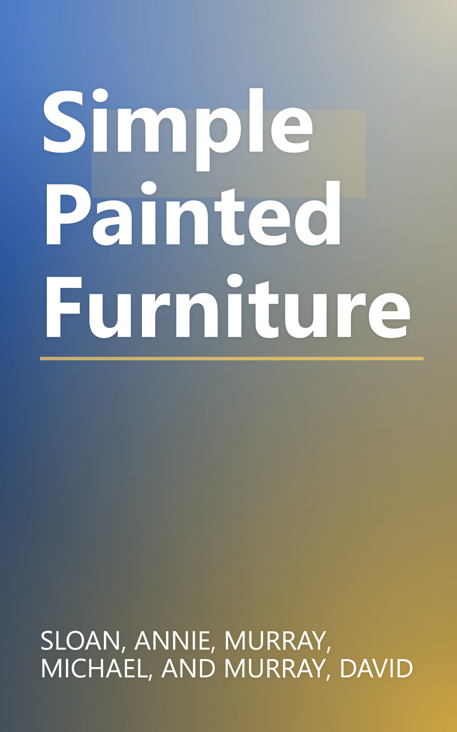 Simple Painted Furniture book cover