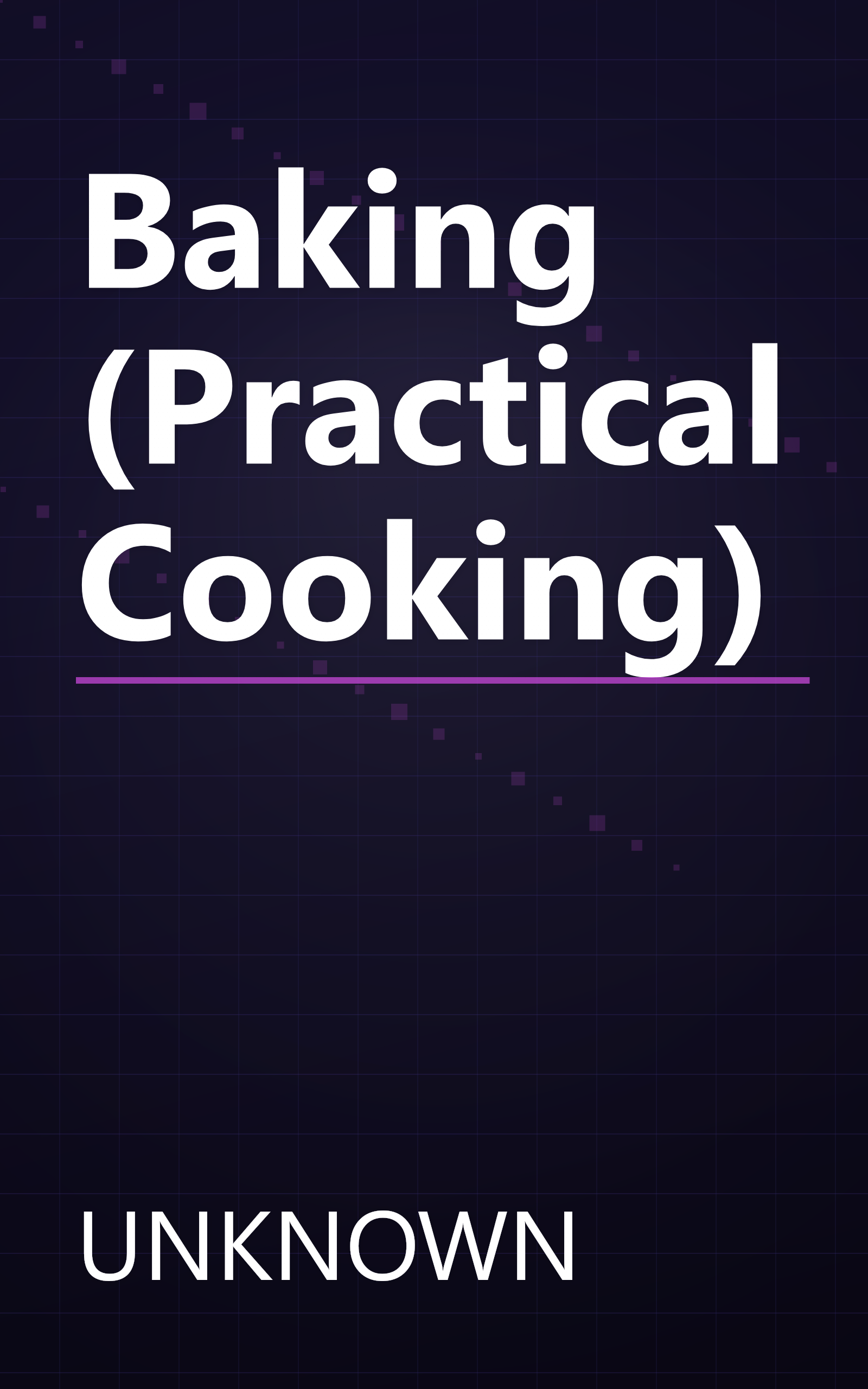 Baking (Practical Cooking) book cover