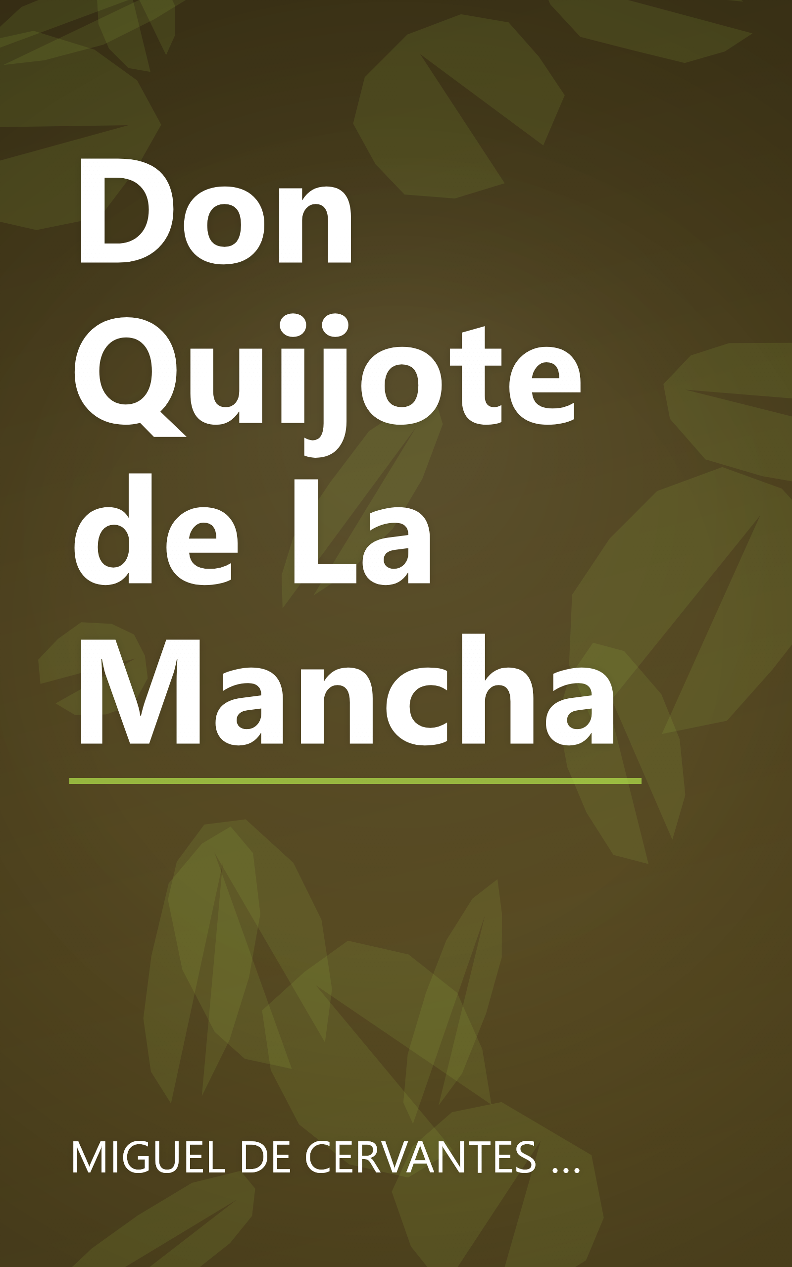 Don Quijote de La Mancha book cover