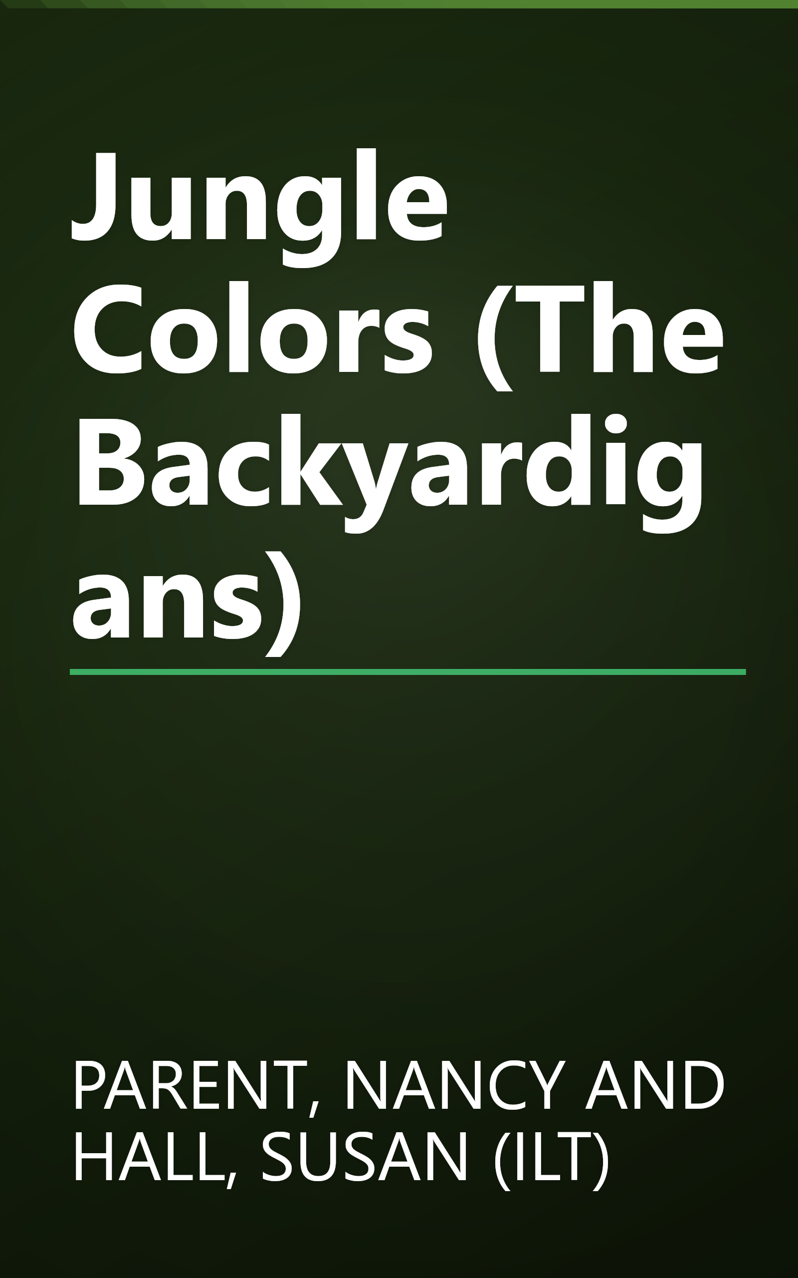 Jungle Colors (The Backyardigans) book cover
