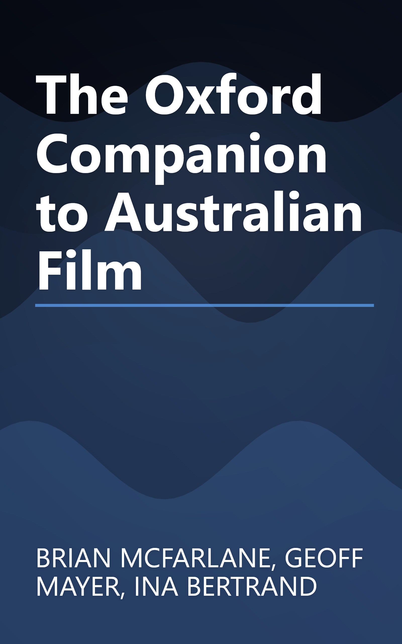 The Oxford Companion to Australian Film book cover
