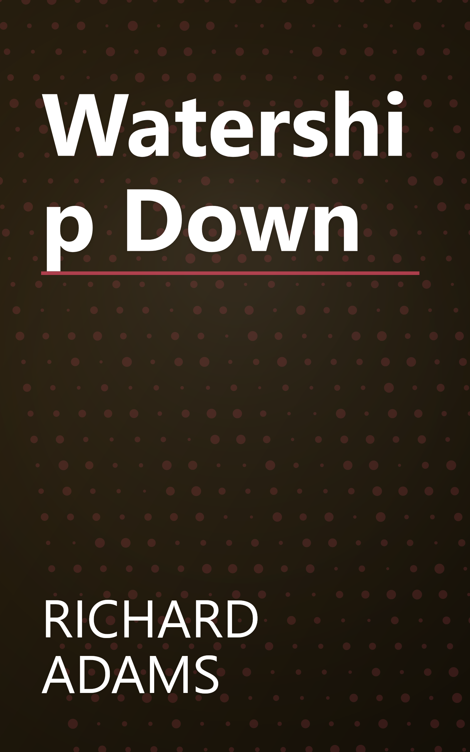 Watership Down book cover
