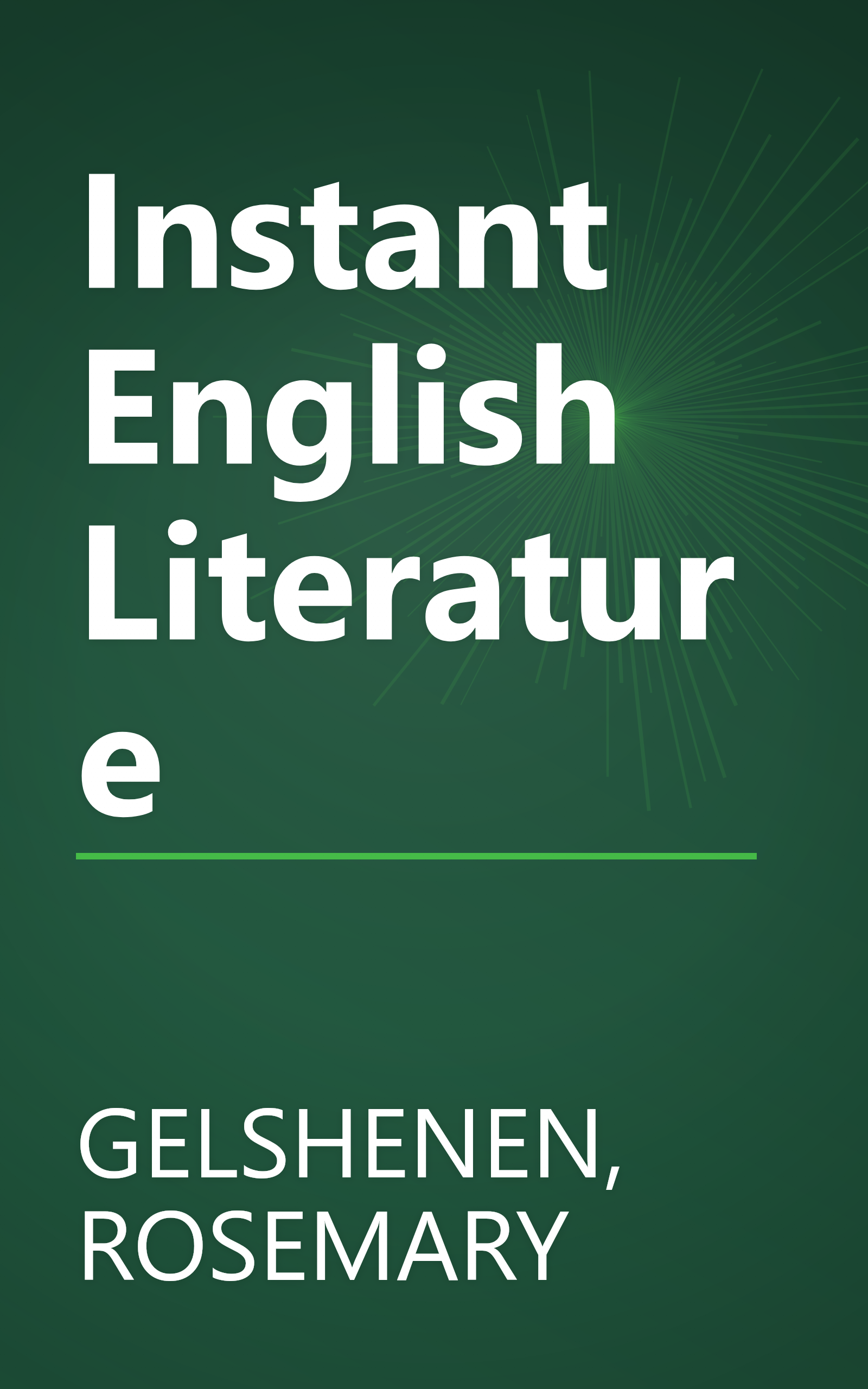 Instant English Literature book cover