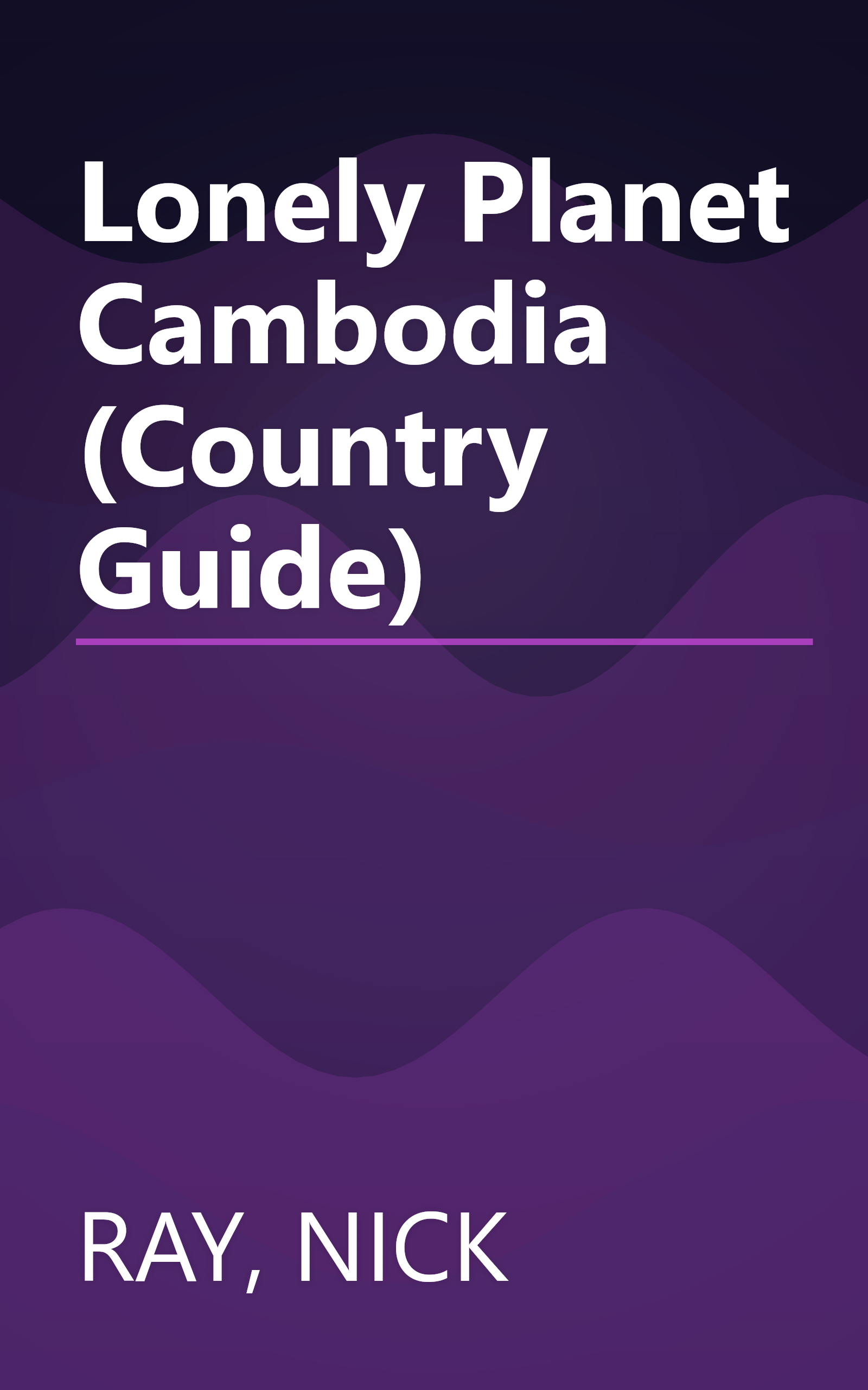 Lonely Planet Cambodia (Country Guide) book cover