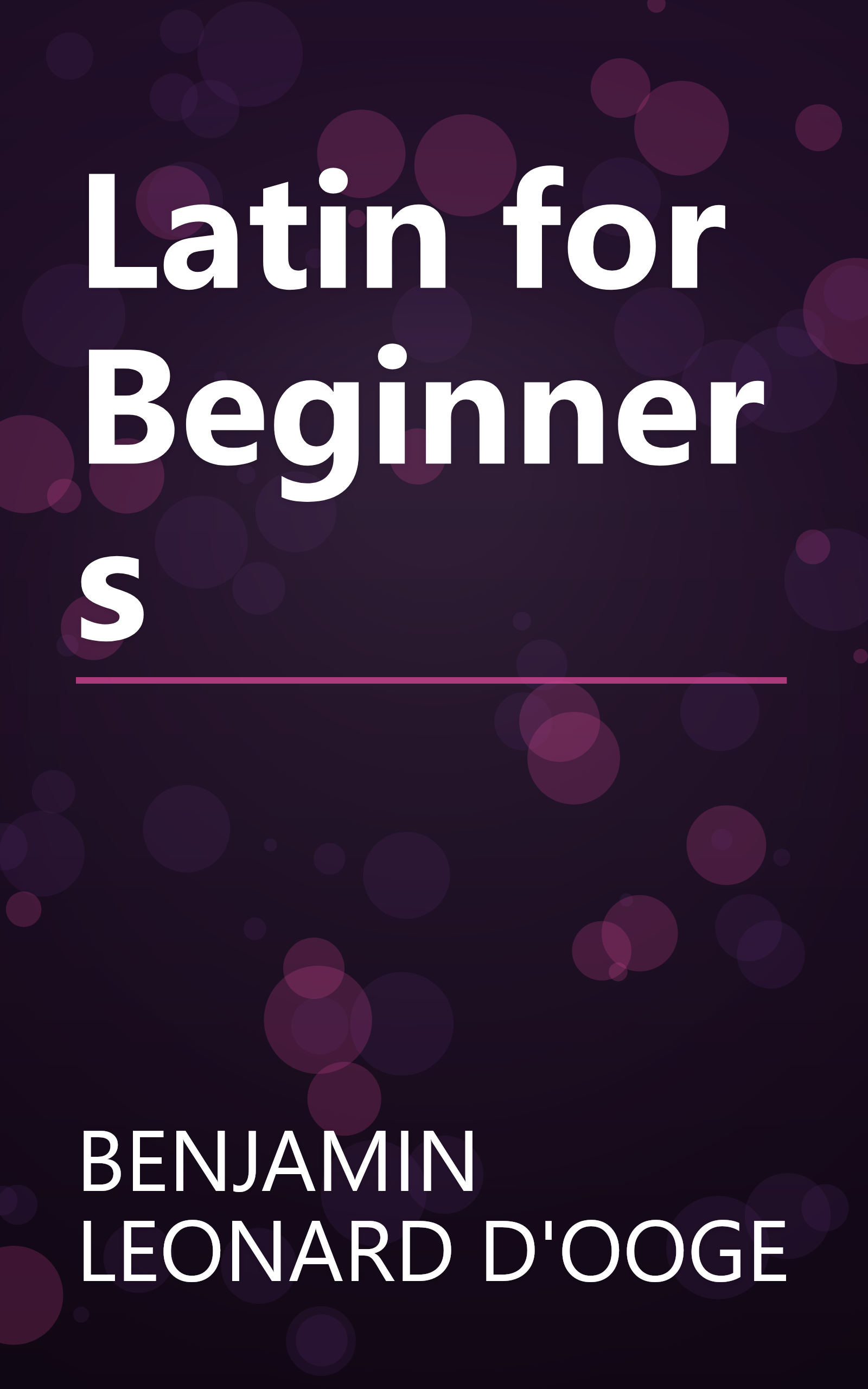 Latin for Beginners book cover