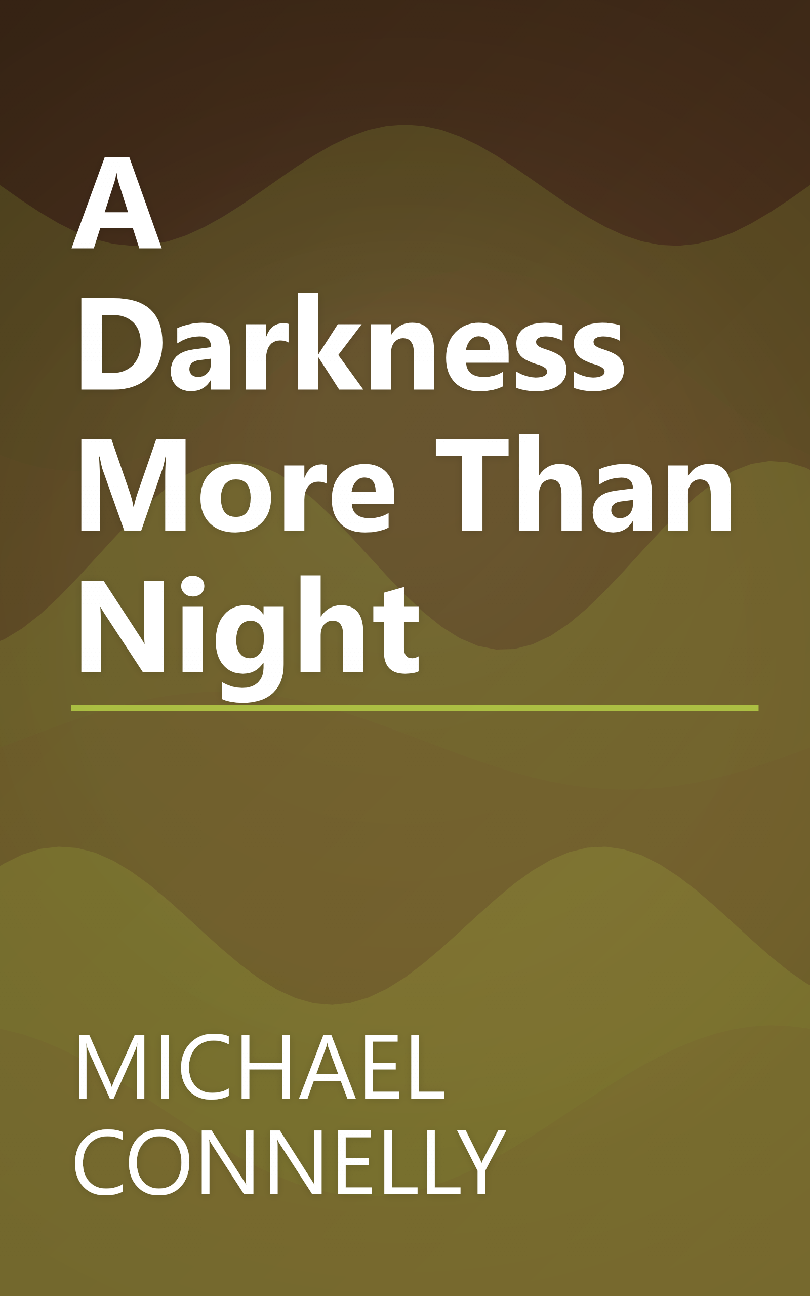 A Darkness More Than Night book cover