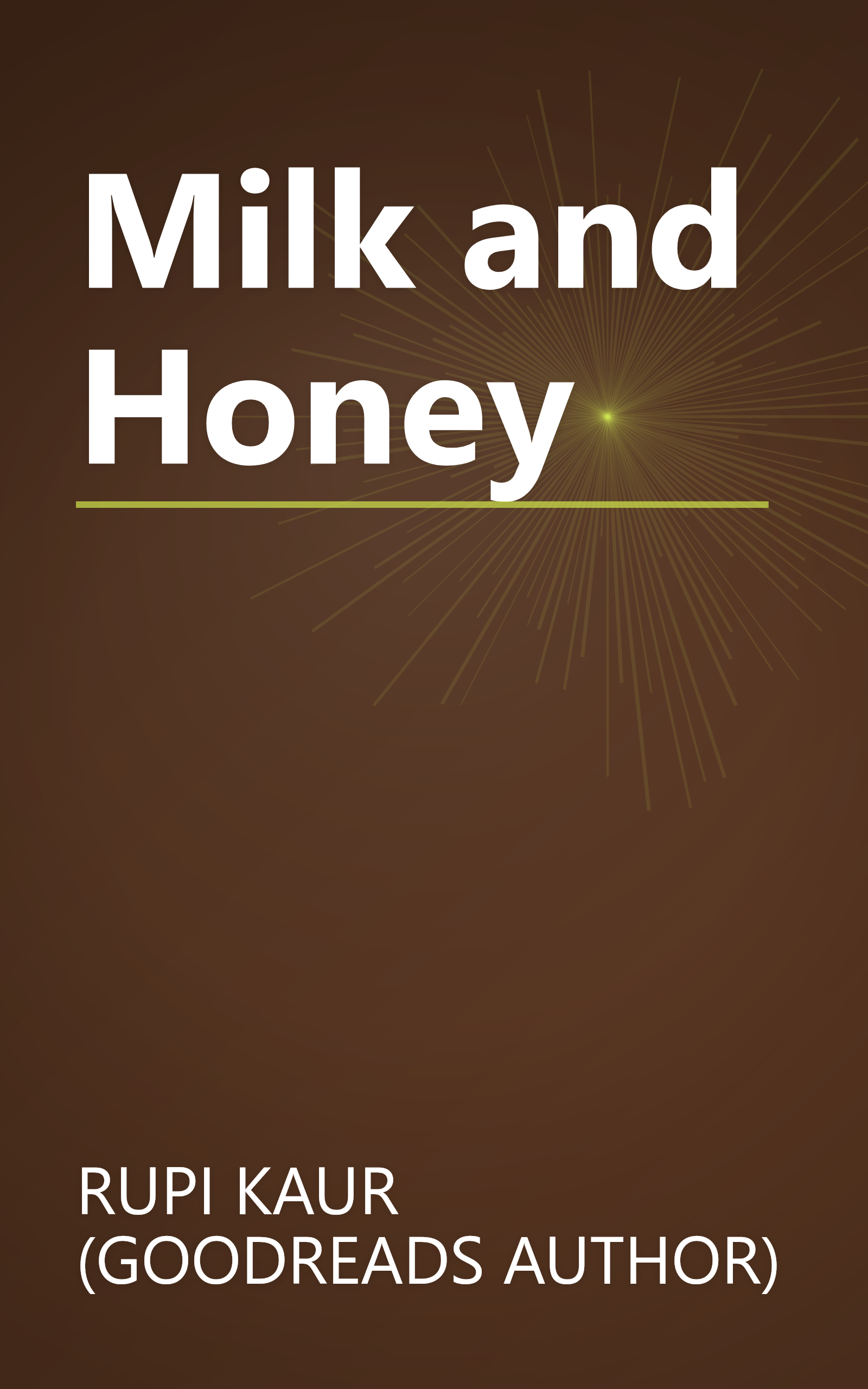 Milk and Honey book cover