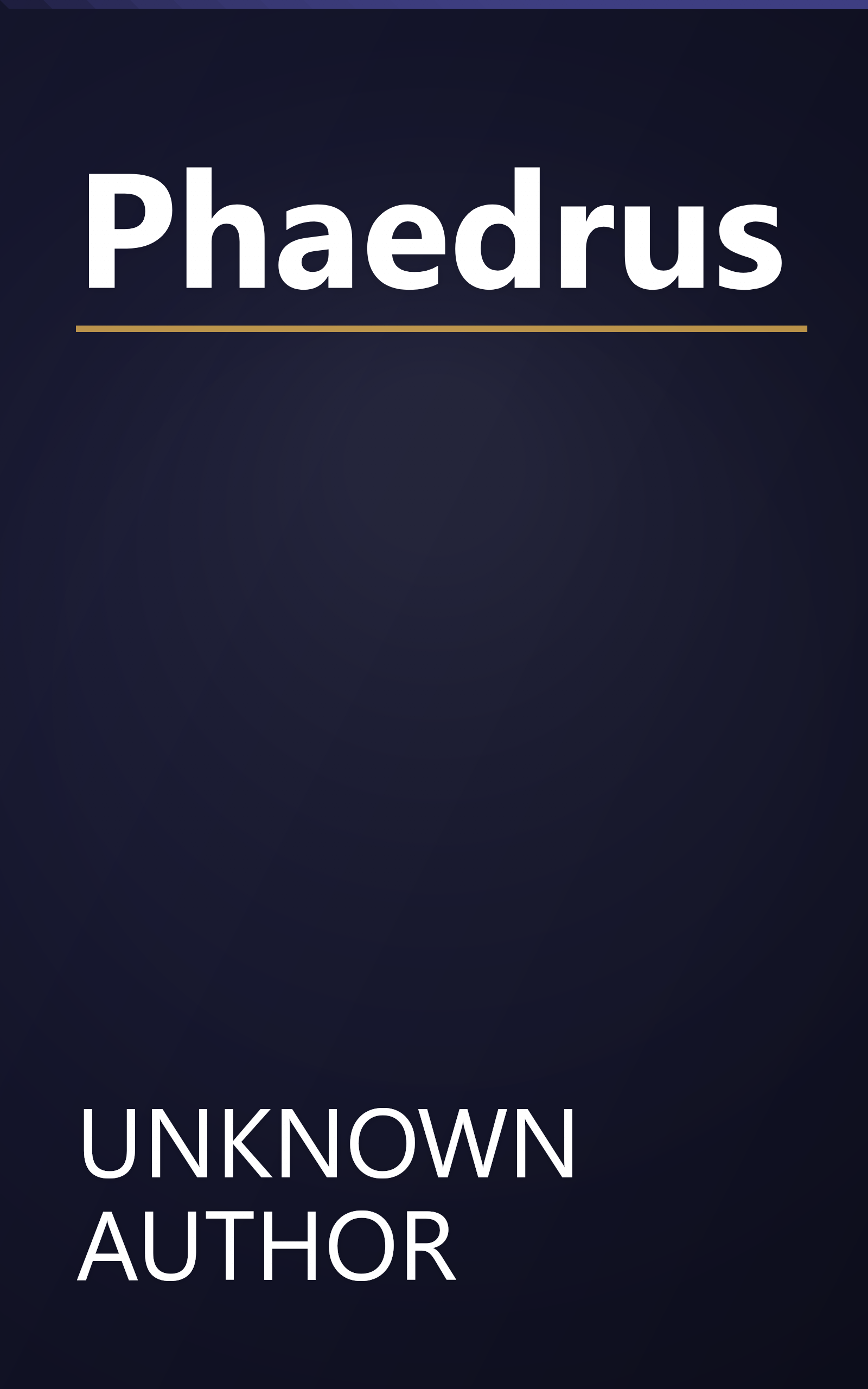 Phaedrus book cover
