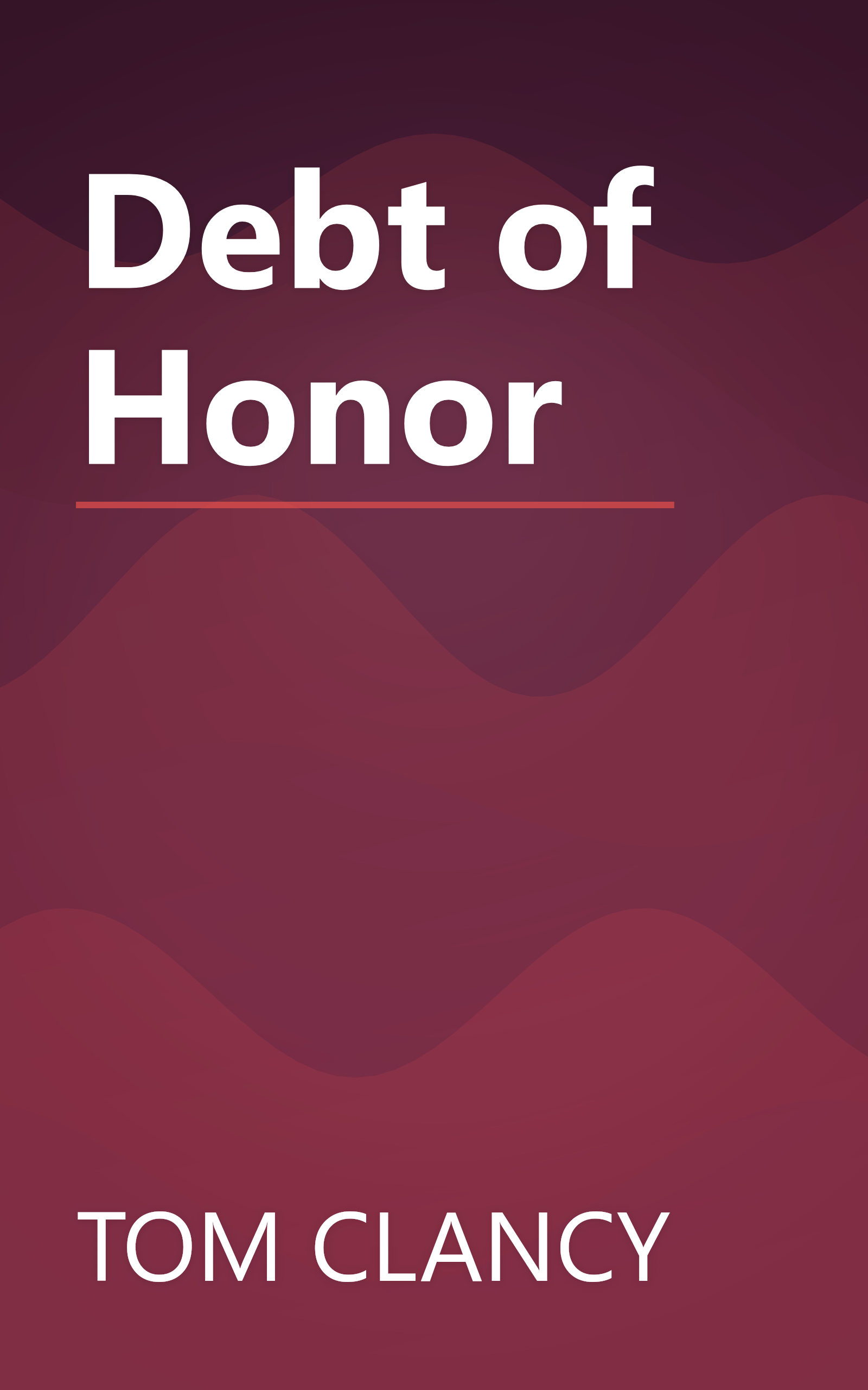 Debt of Honor book cover