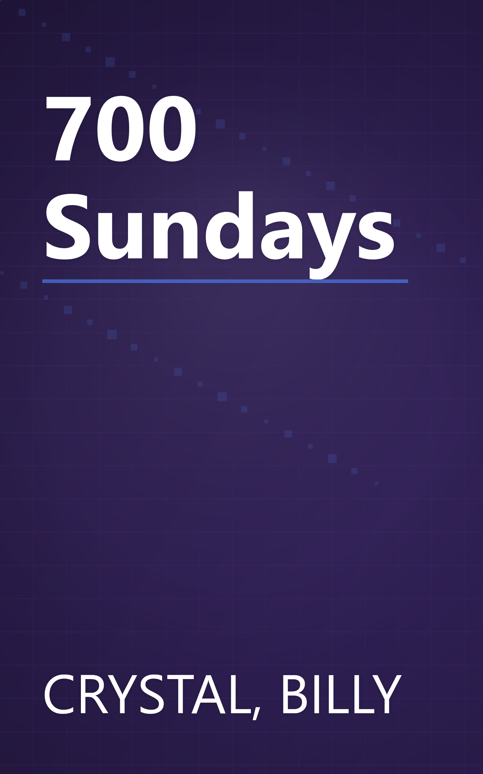 700 Sundays book cover