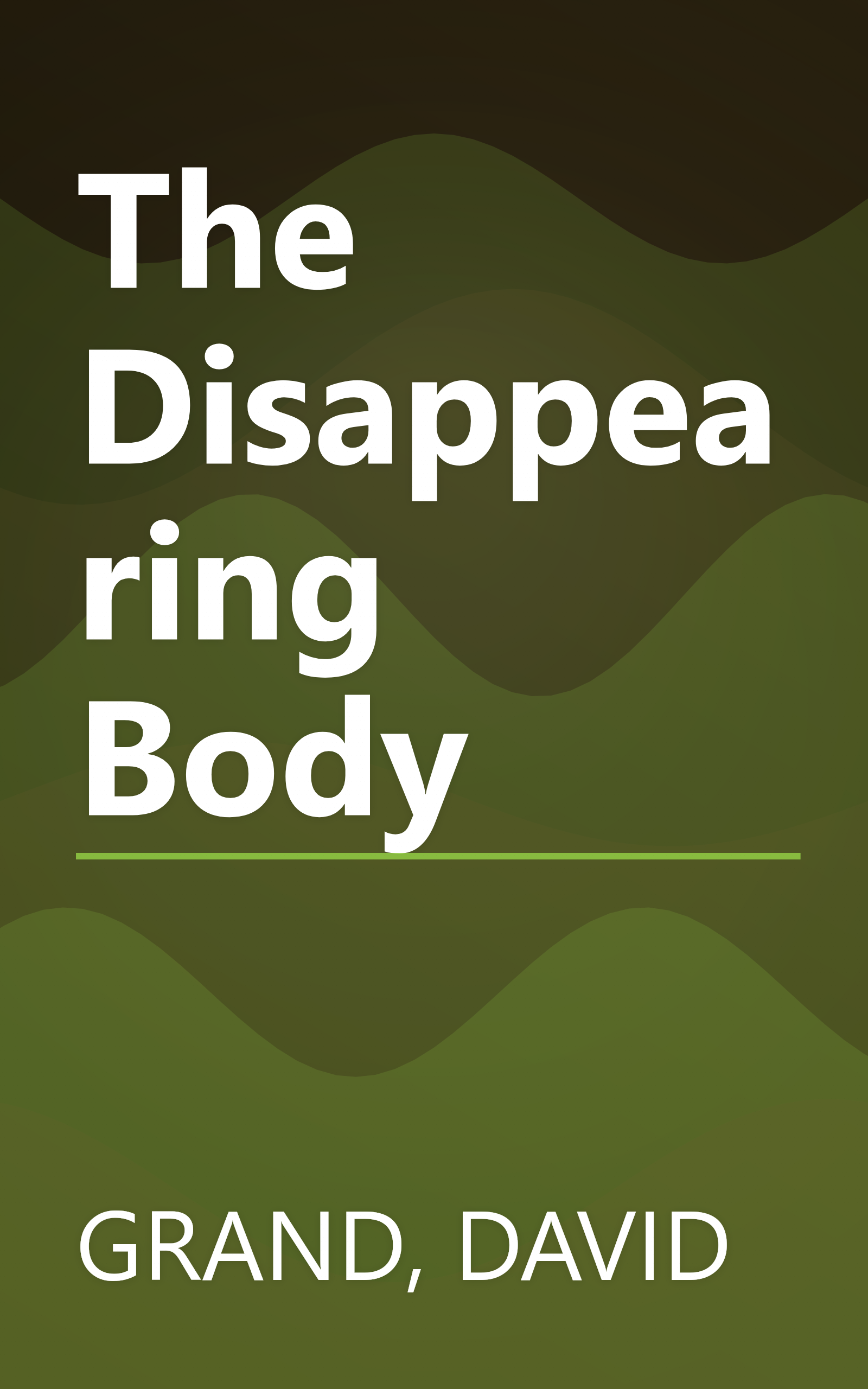 The Disappearing Body book cover