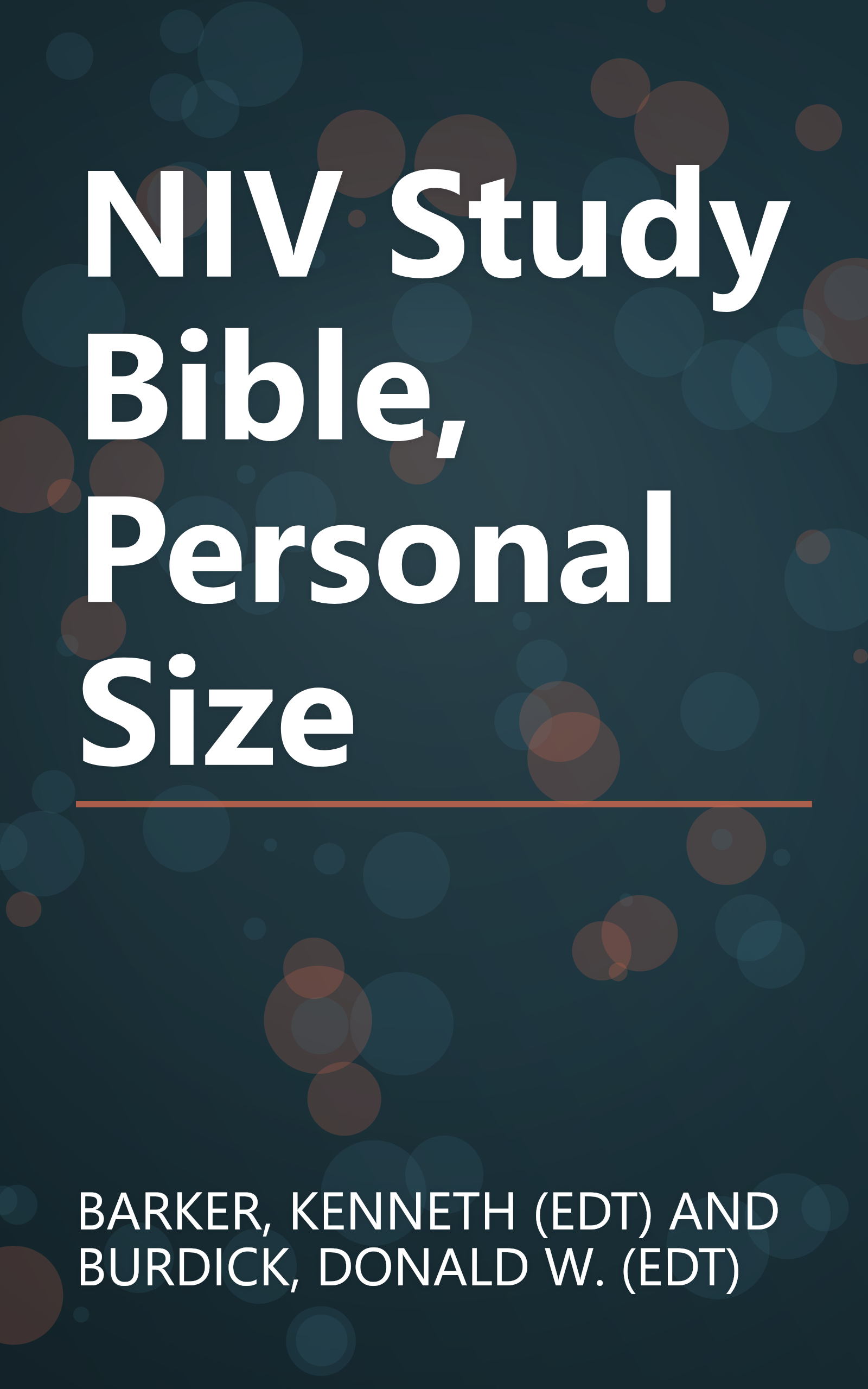 NIV Study Bible, Personal Size book cover