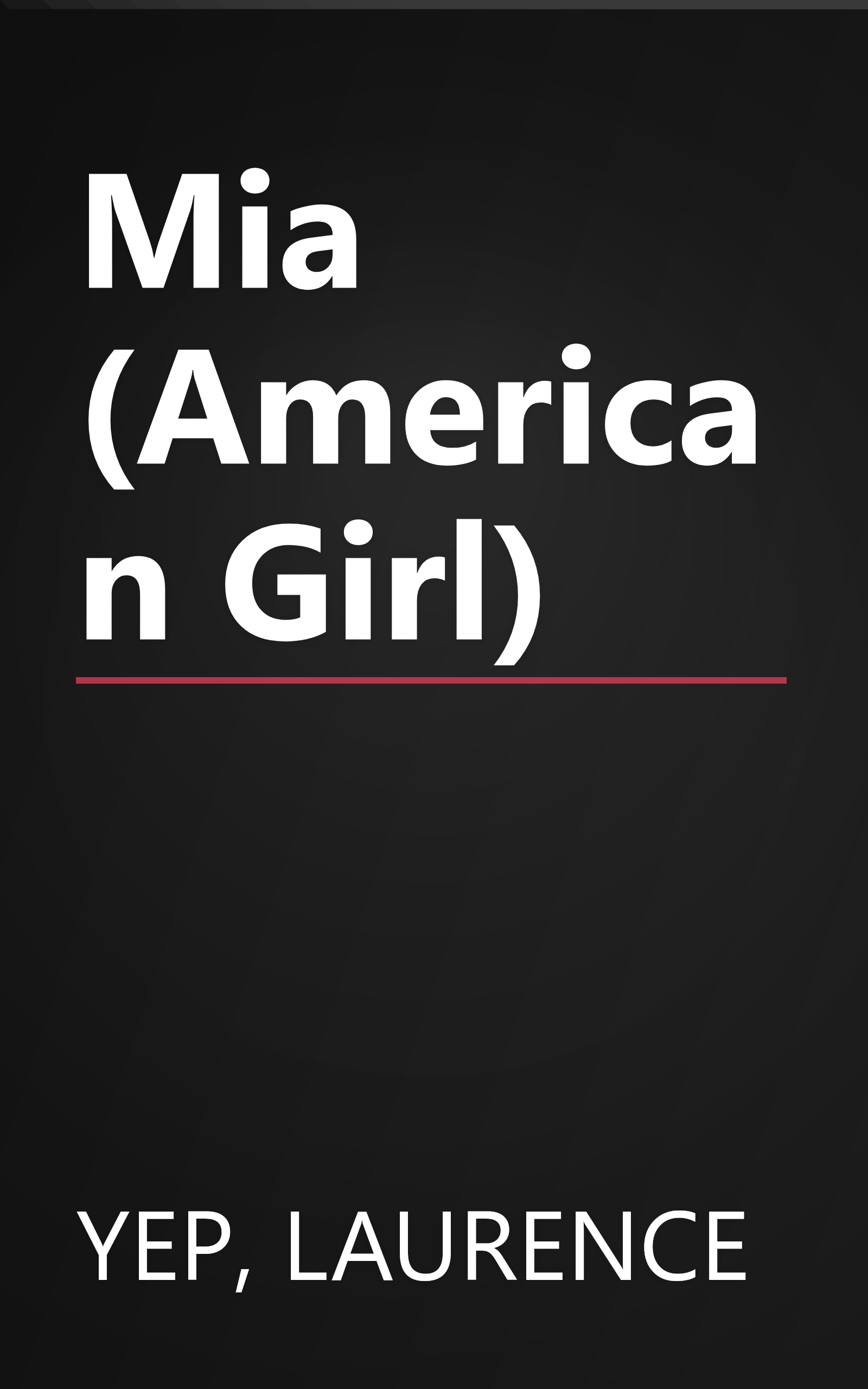 Mia (American Girl) book cover
