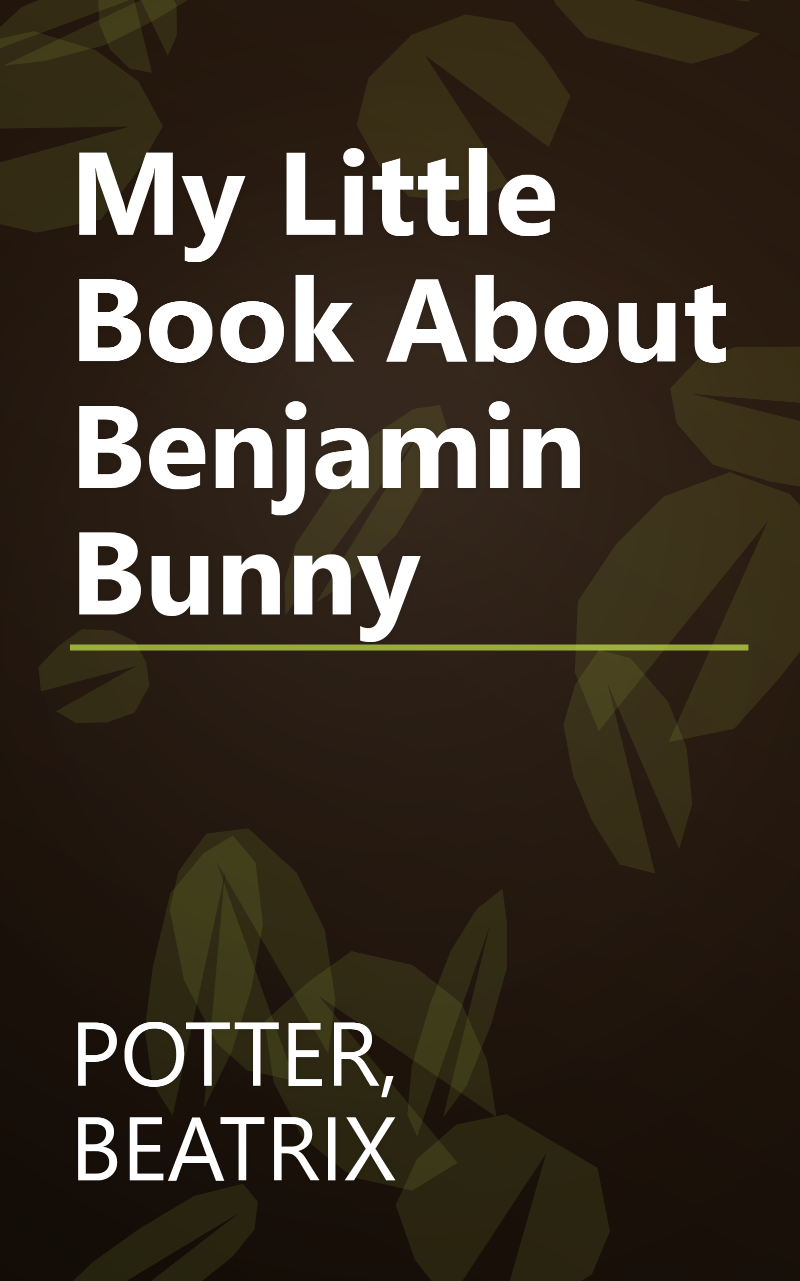 My Little Book About Benjamin Bunny book cover