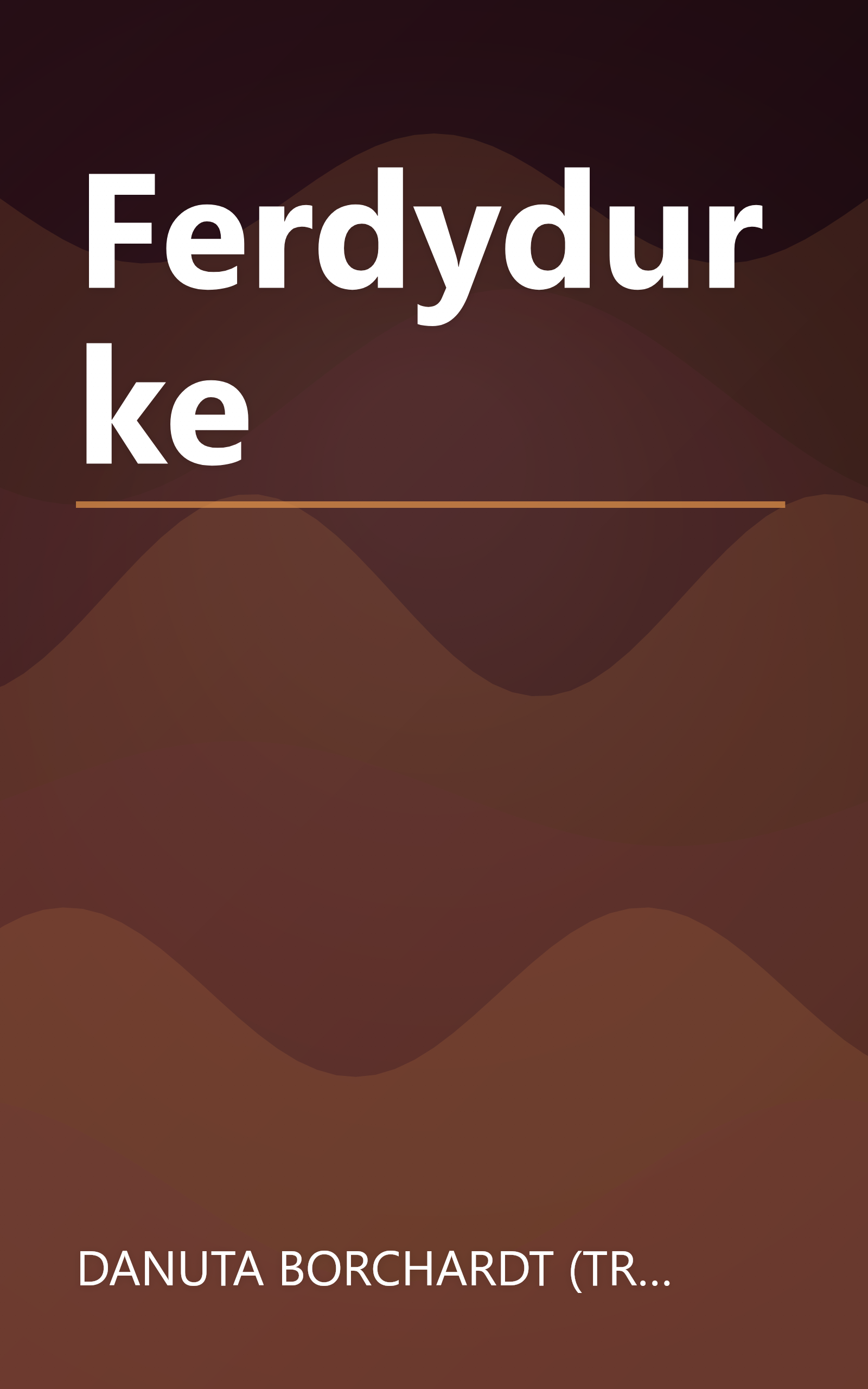 Ferdydurke book cover