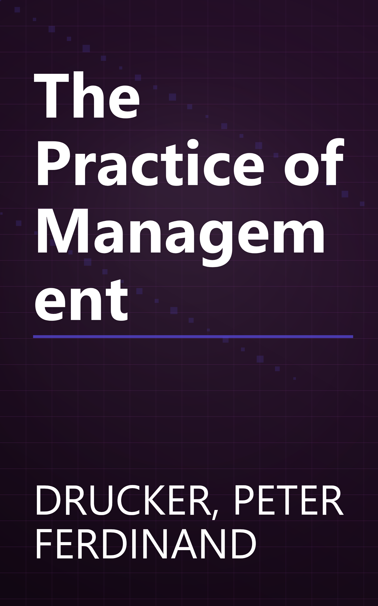 The Practice of Management book cover
