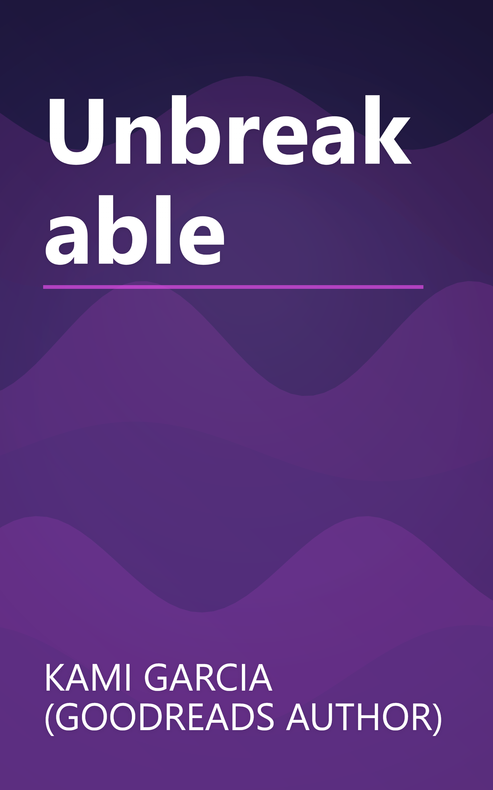 Unbreakable book cover