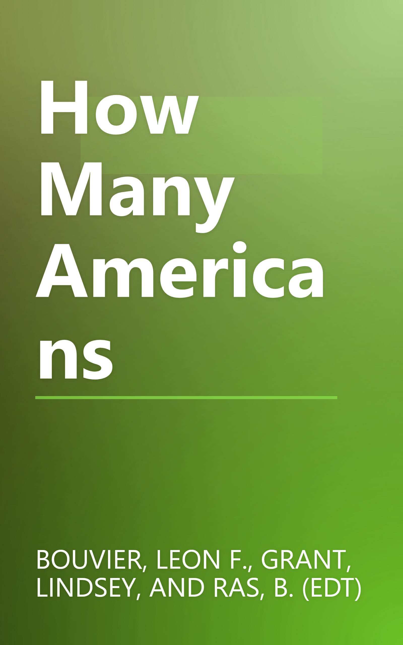 How Many Americans book cover